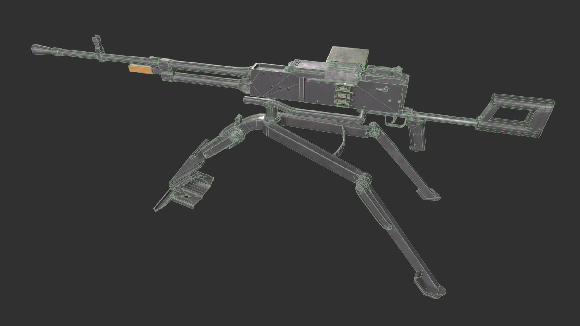 Kord Machine Gun - 3D Model by yn-delmund