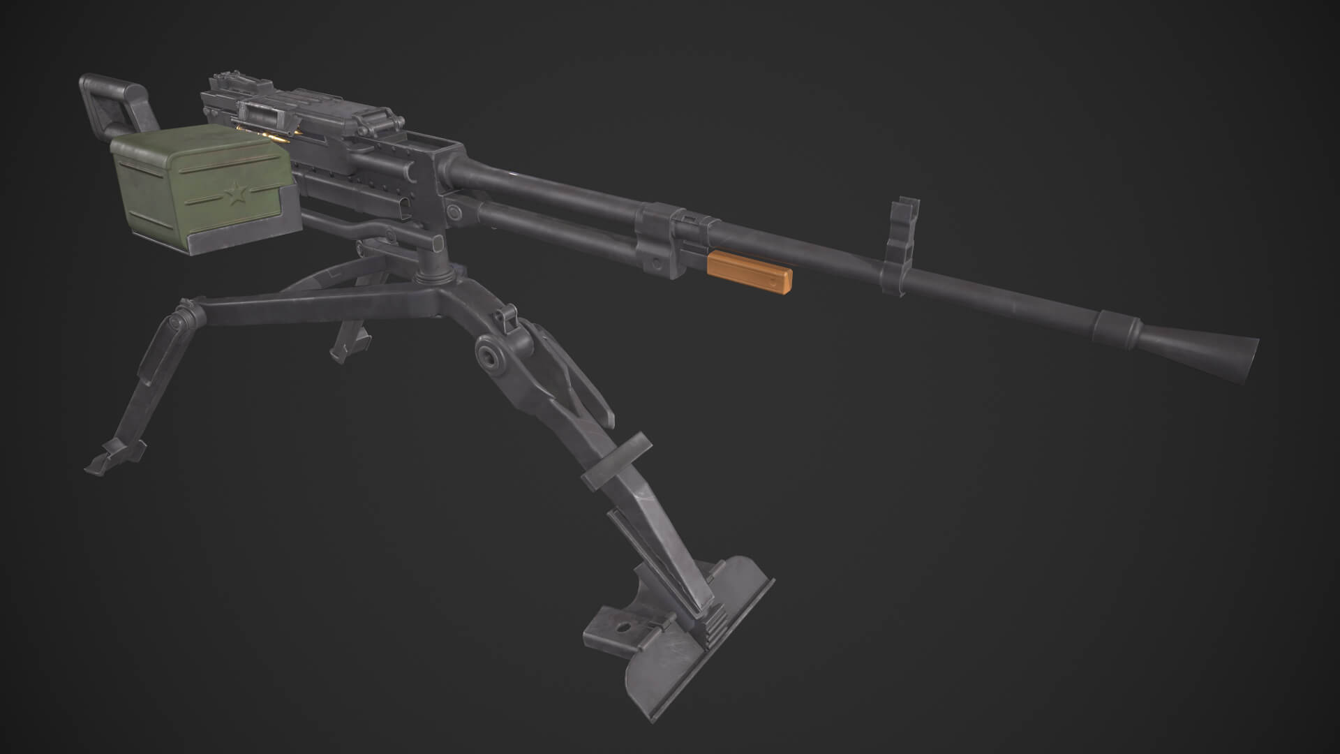 Kord Machine Gun - 3D Model by yn-delmund