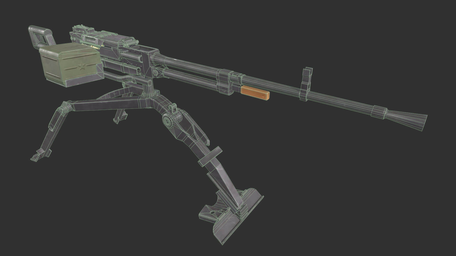 Kord Machine Gun - 3D Model by yn-delmund