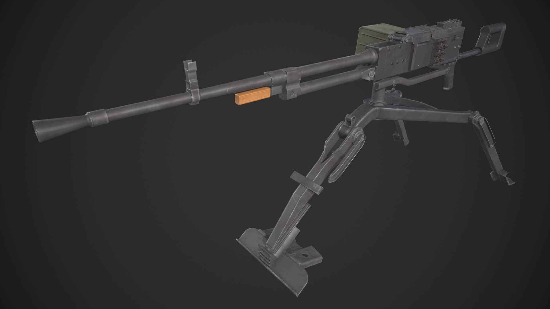 Kord Machine Gun - 3D Model by yn-delmund