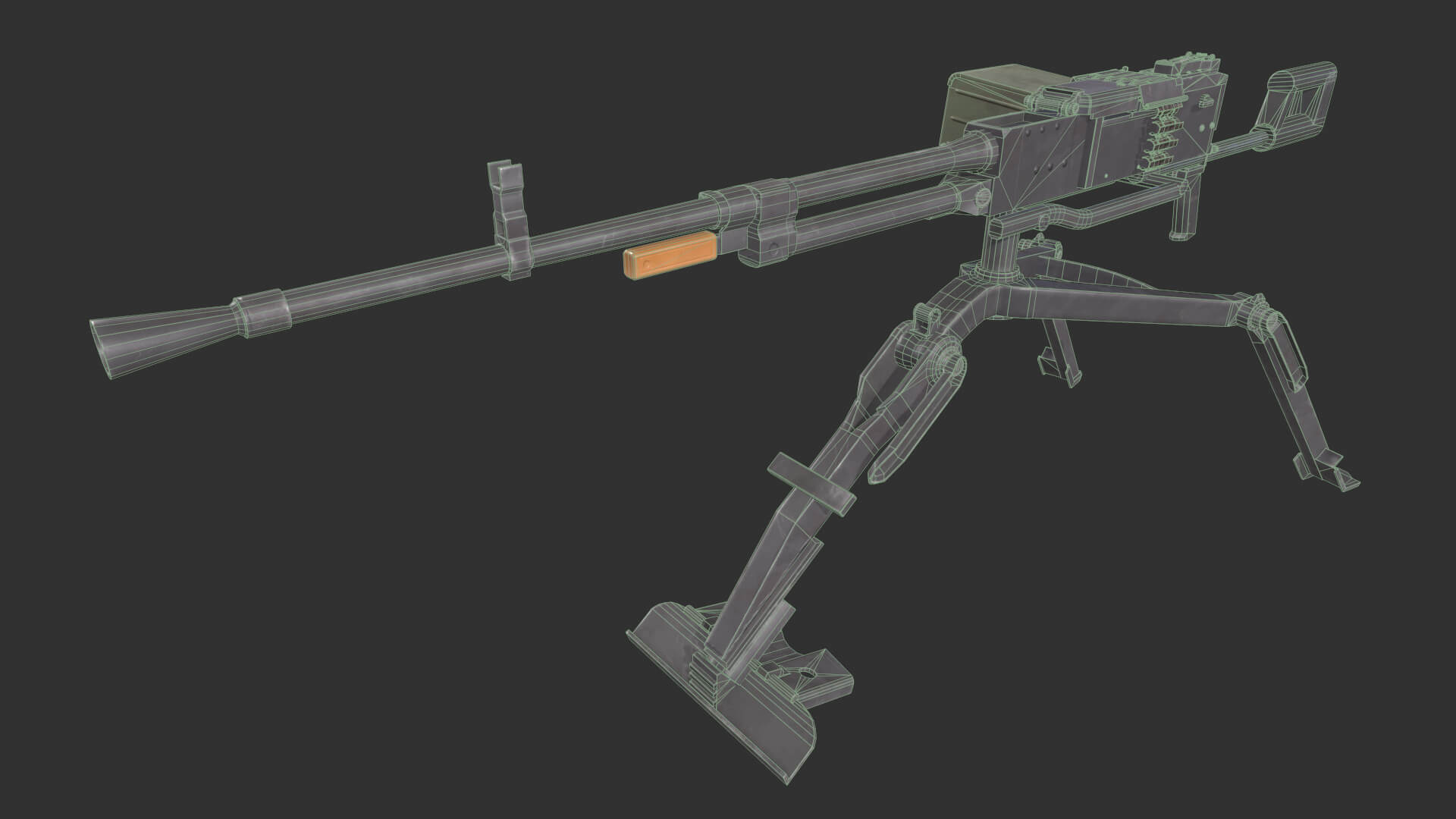 Kord Machine Gun - 3D Model by yn-delmund