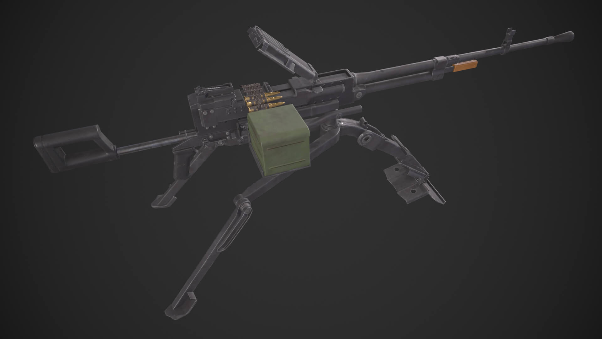 Kord Machine Gun - 3D Model by yn-delmund
