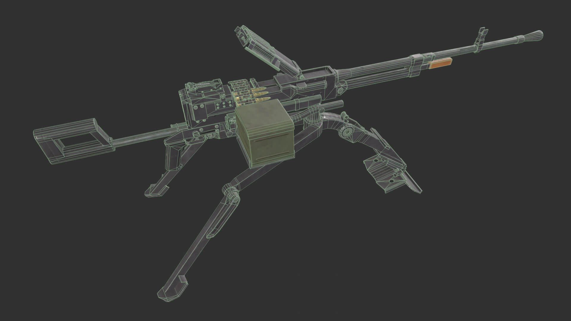 Kord Machine Gun - 3D Model by yn-delmund