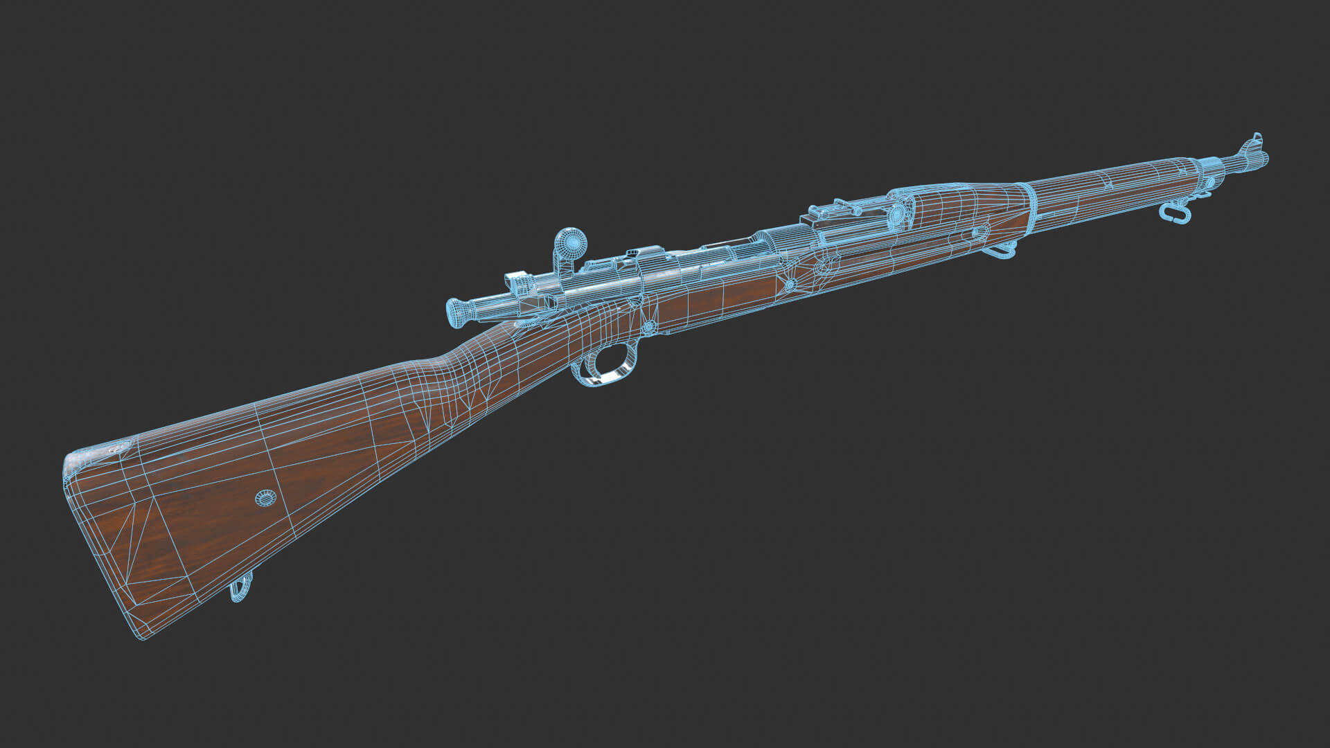 M1903 Springfield Rifle - 3D Model by yn-delmund