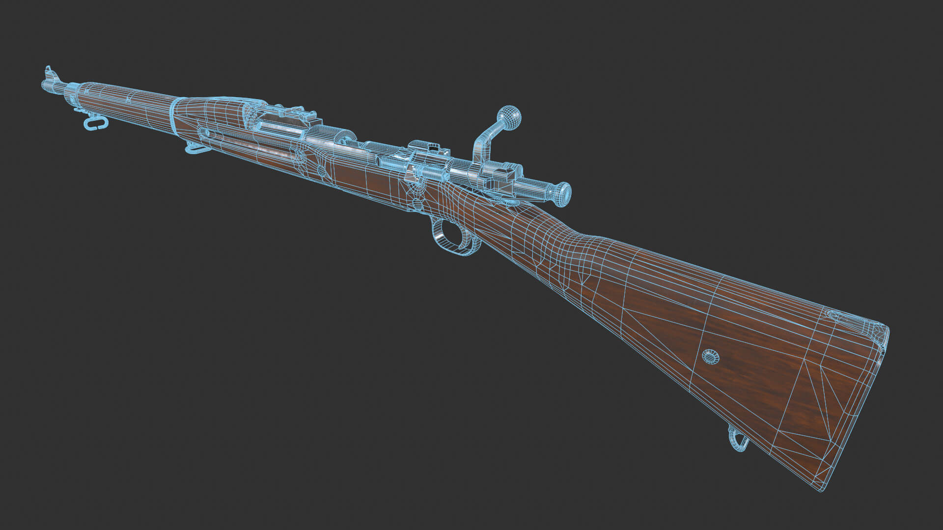 M1903 Springfield Rifle - 3D Model by yn-delmund