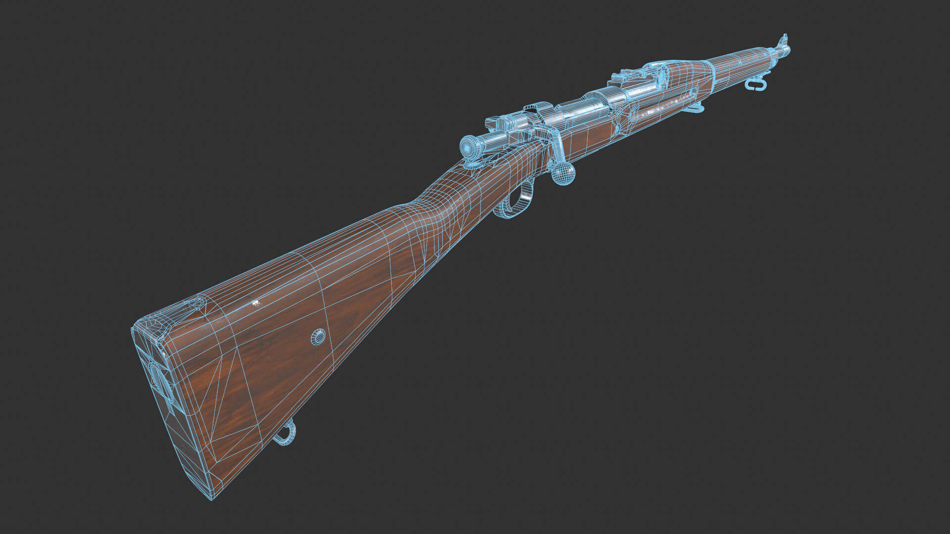 M1903 Springfield Rifle - 3D Model by yn-delmund