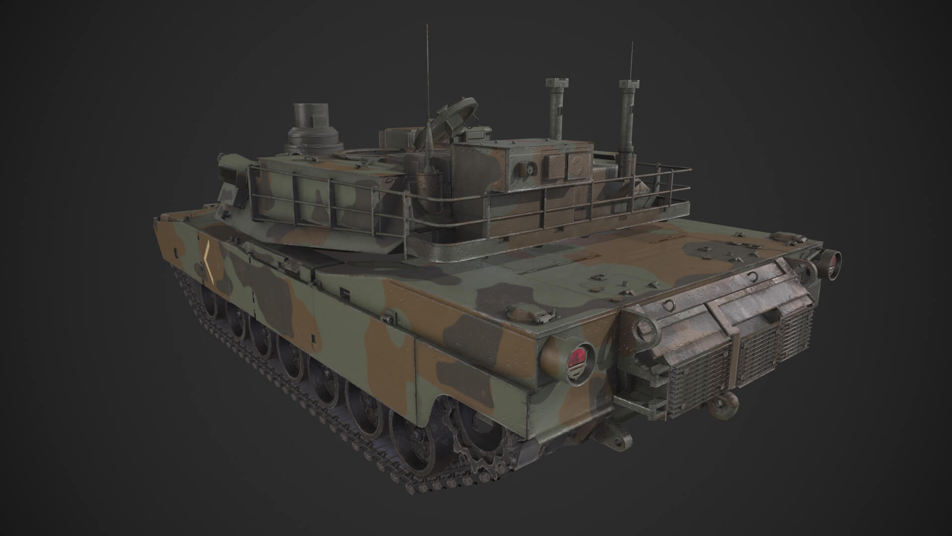 M1A2 Abrams Tank - 3D Model by yn-delmund