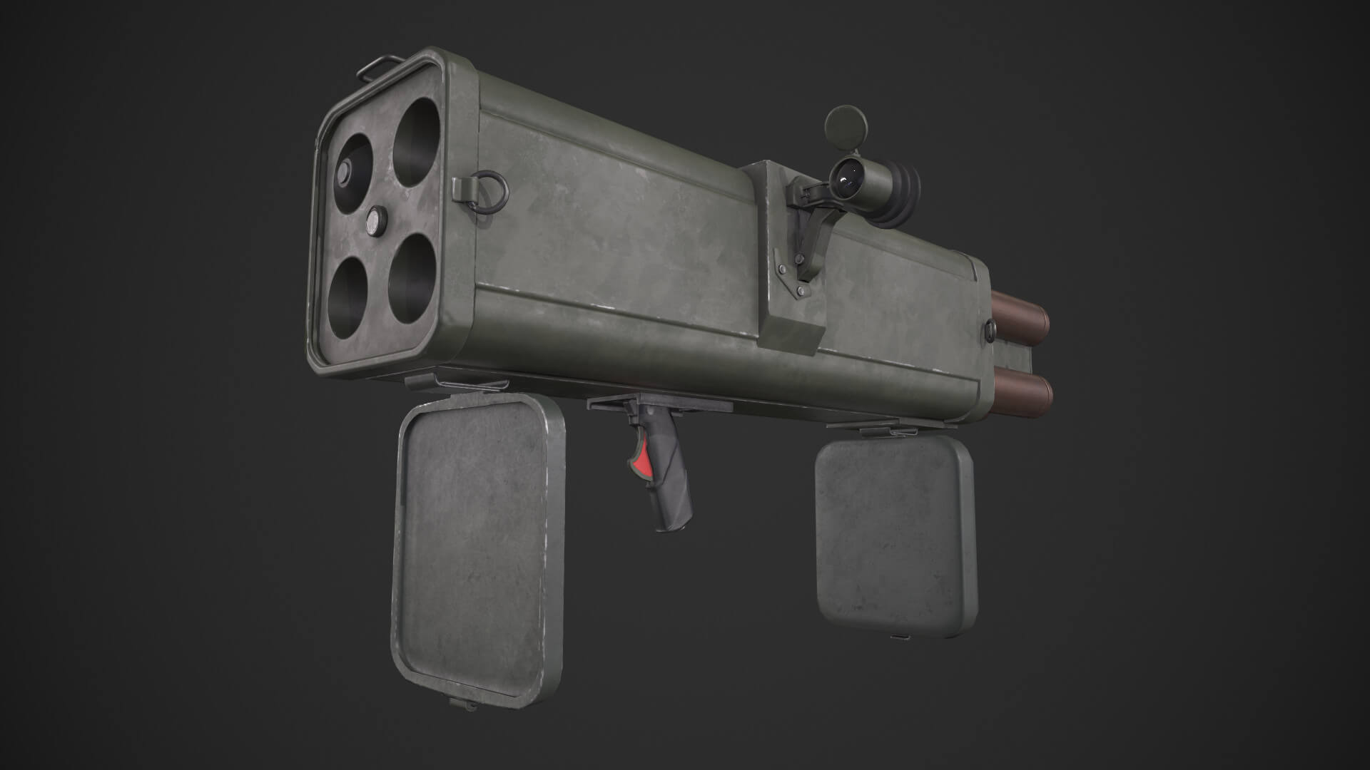 M202 Flash Rocket Launcher - 3D Model by yn-delmund