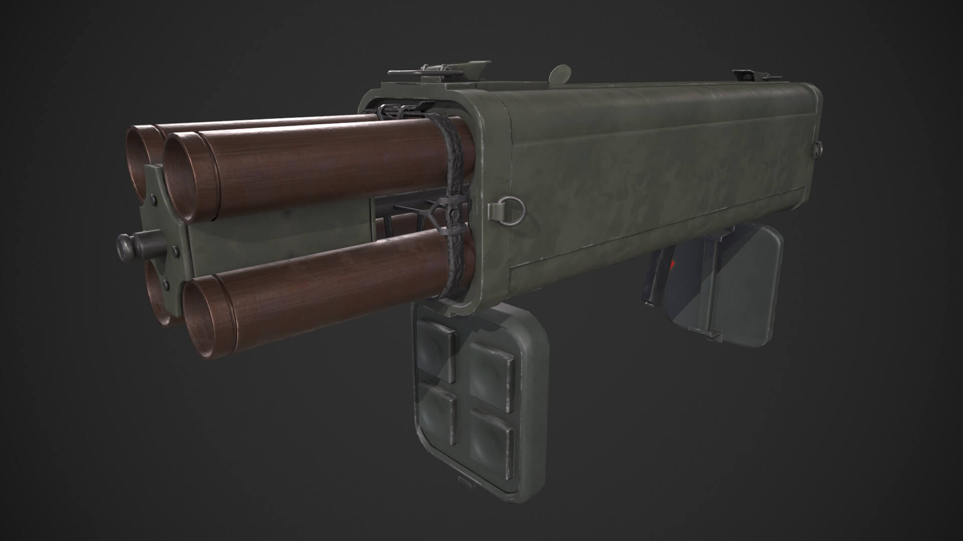 M202 Flash Rocket Launcher - 3D Model by yn-delmund