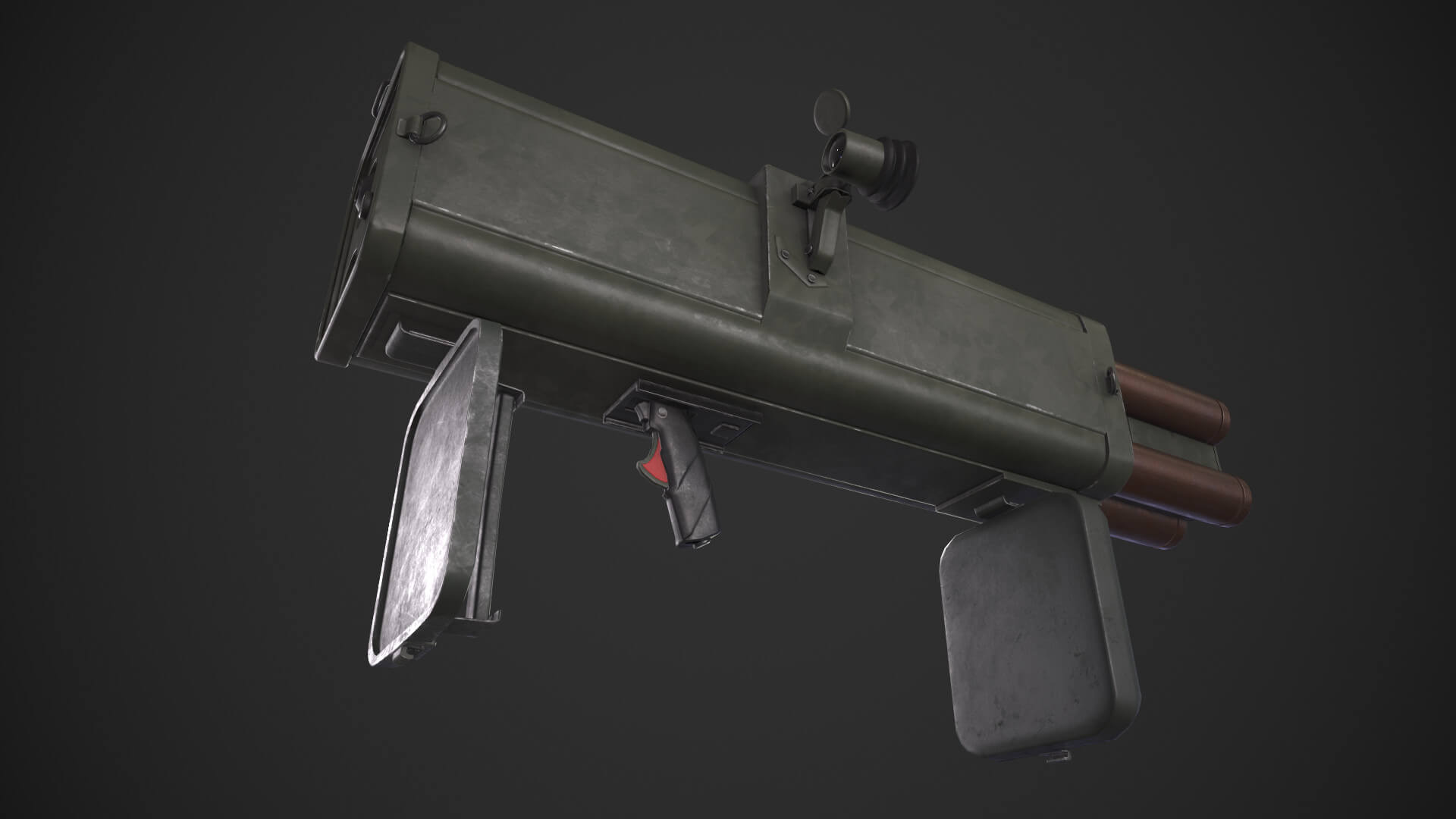 M202 Flash Rocket Launcher - 3D Model by yn-delmund