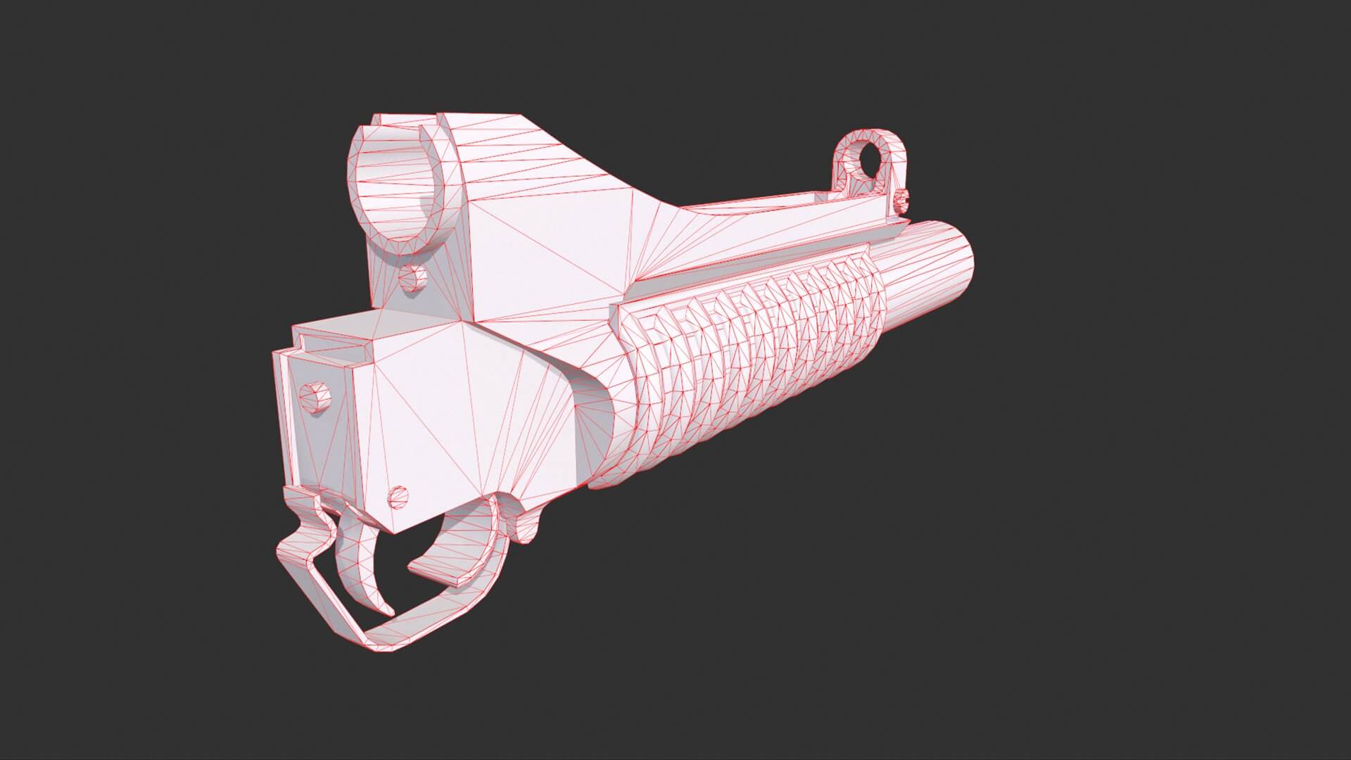 M203 Grenade Launcher - 3D Model by yn-delmund