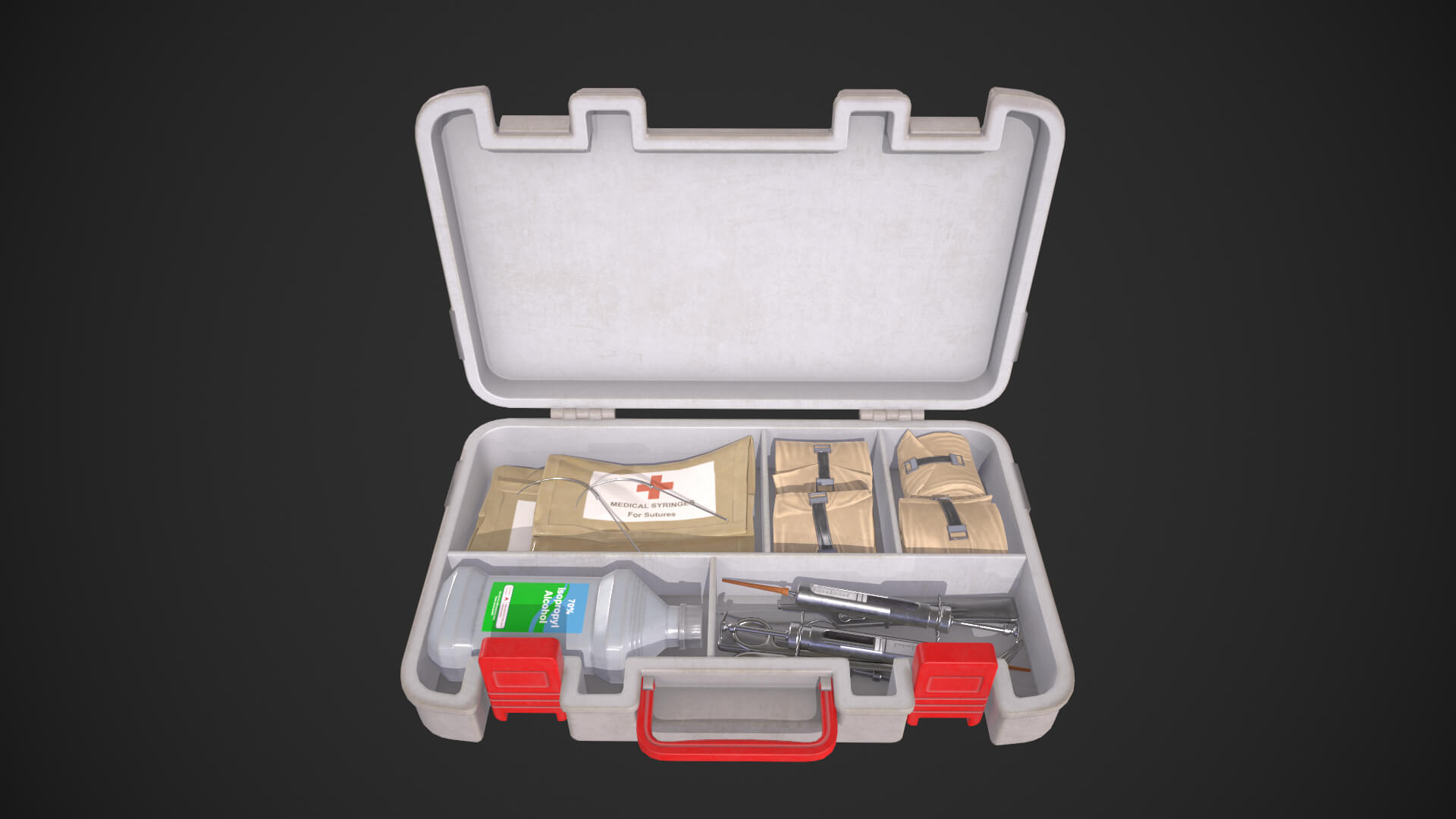 Medical First Aid Kit - 3D Model by yn-delmund
