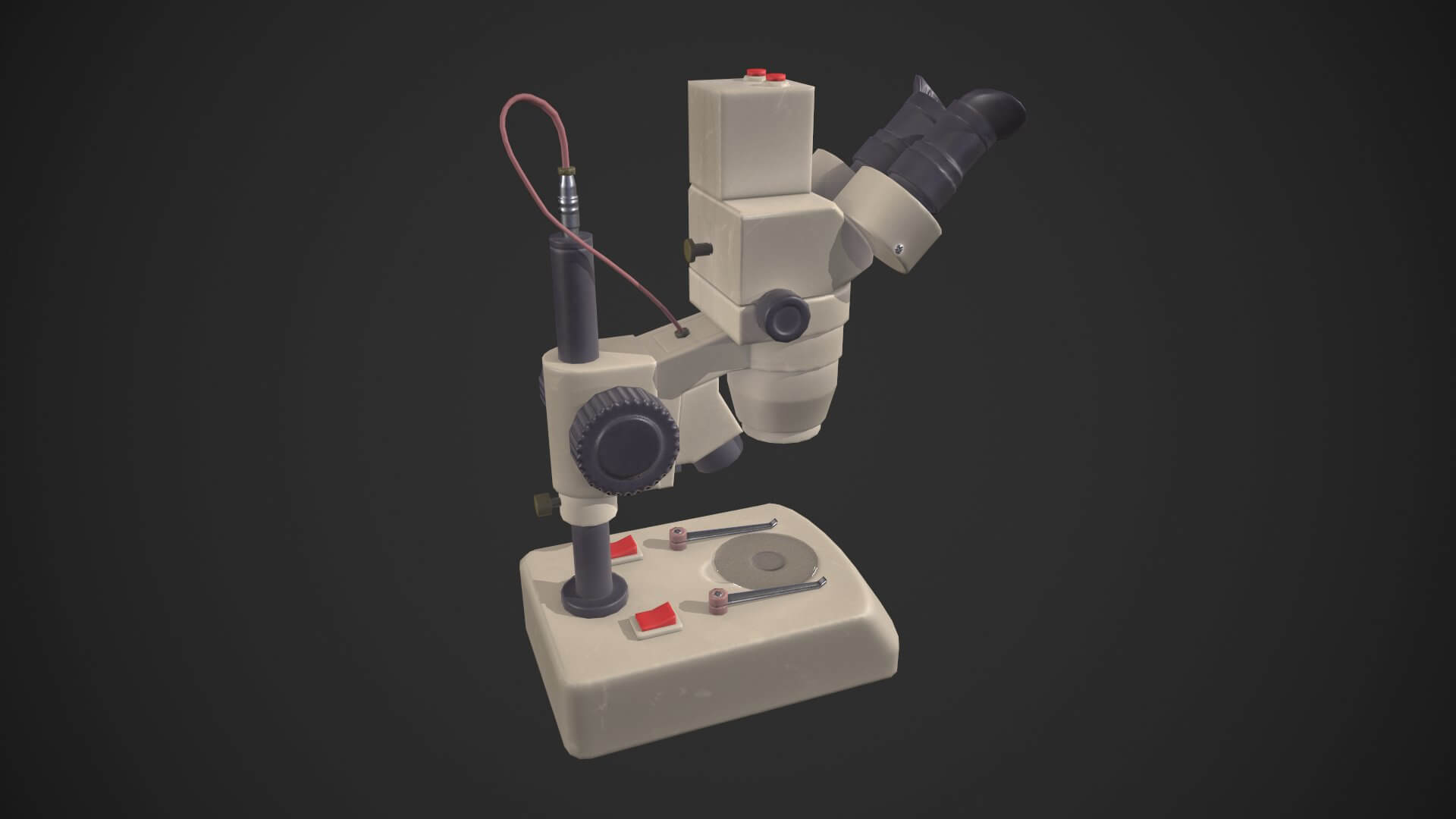Microscope - 3D Model by yn-delmund