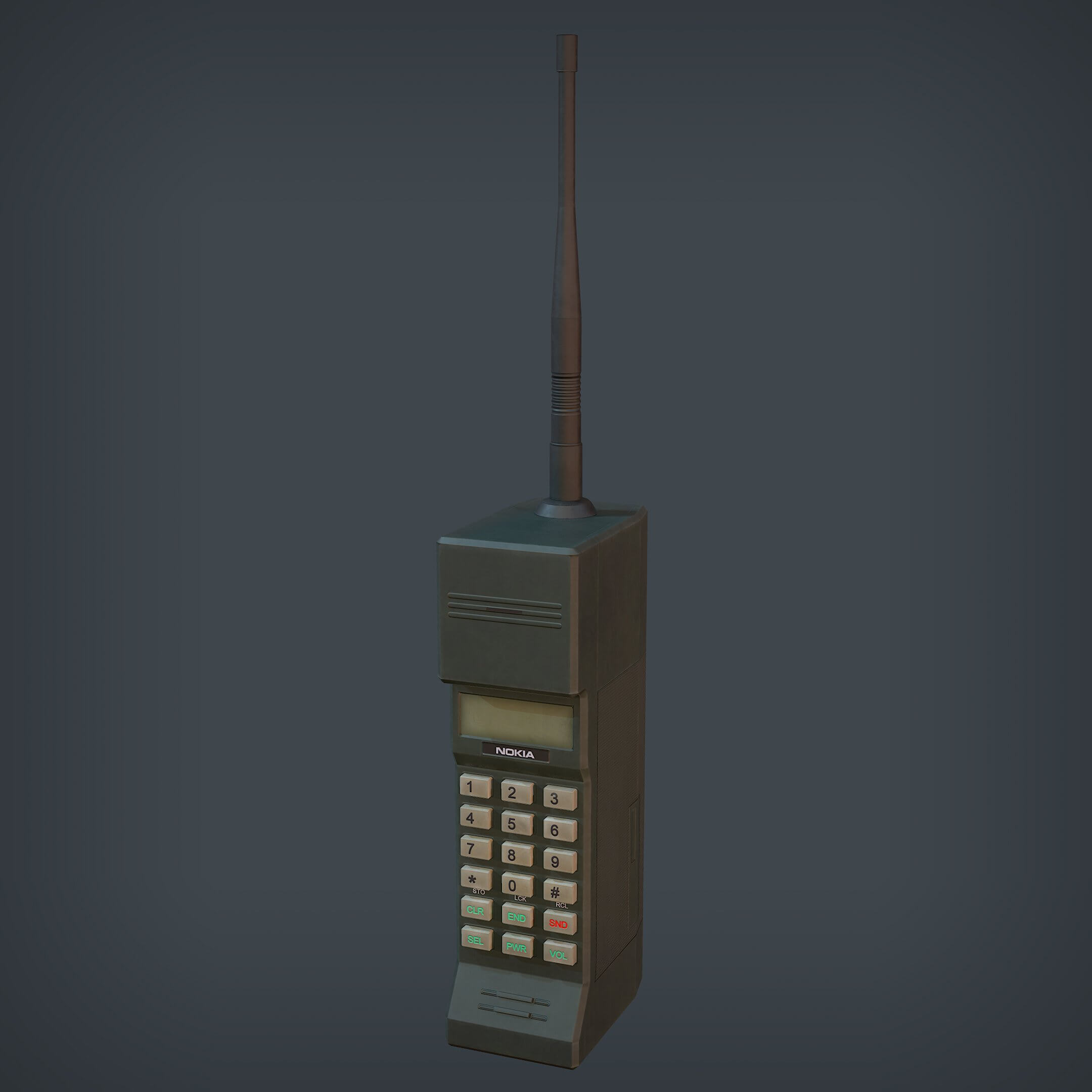 Nokia Mobira Cityman 450 - 3D Model by yn-delmund