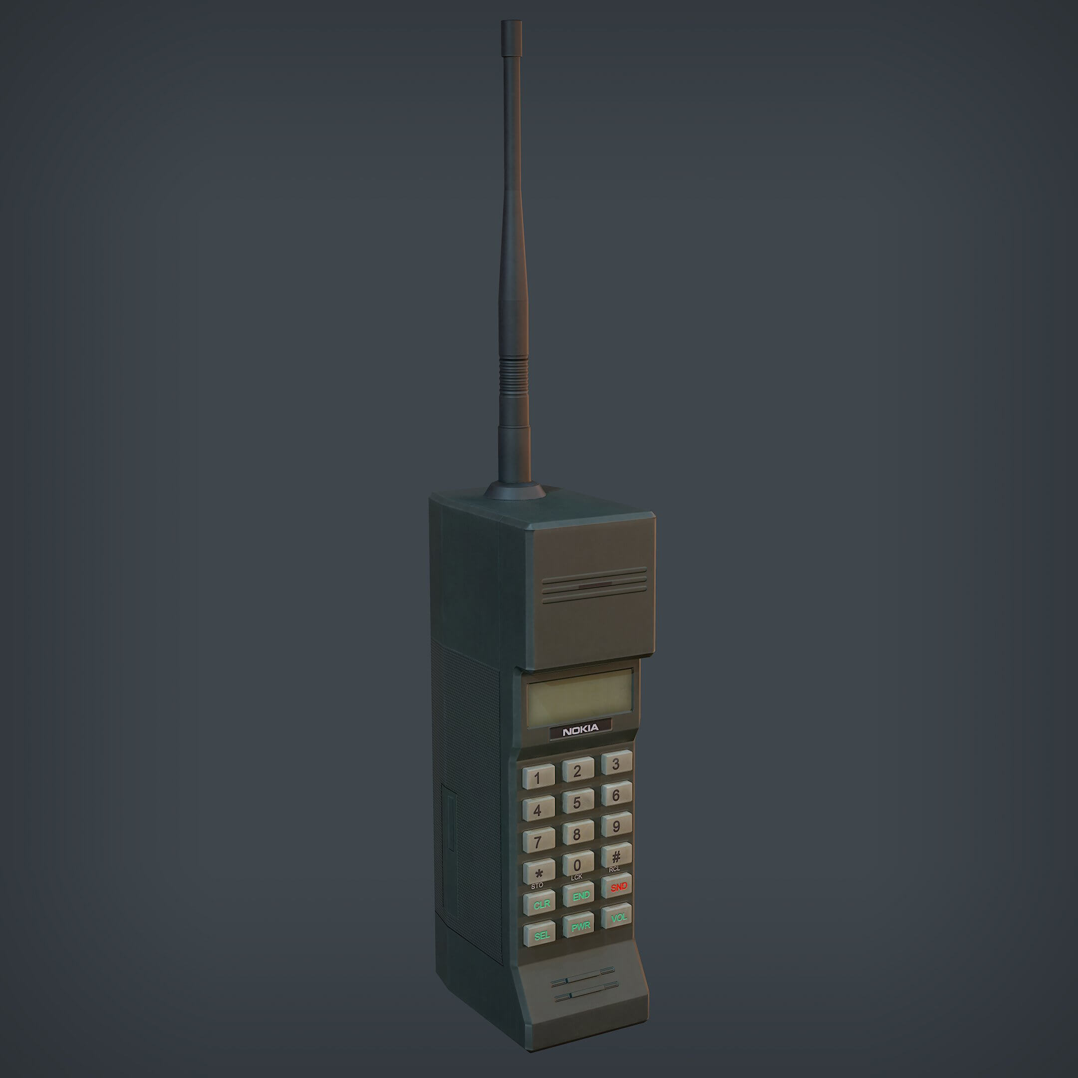 Nokia Mobira Cityman 450 - 3D Model by yn-delmund