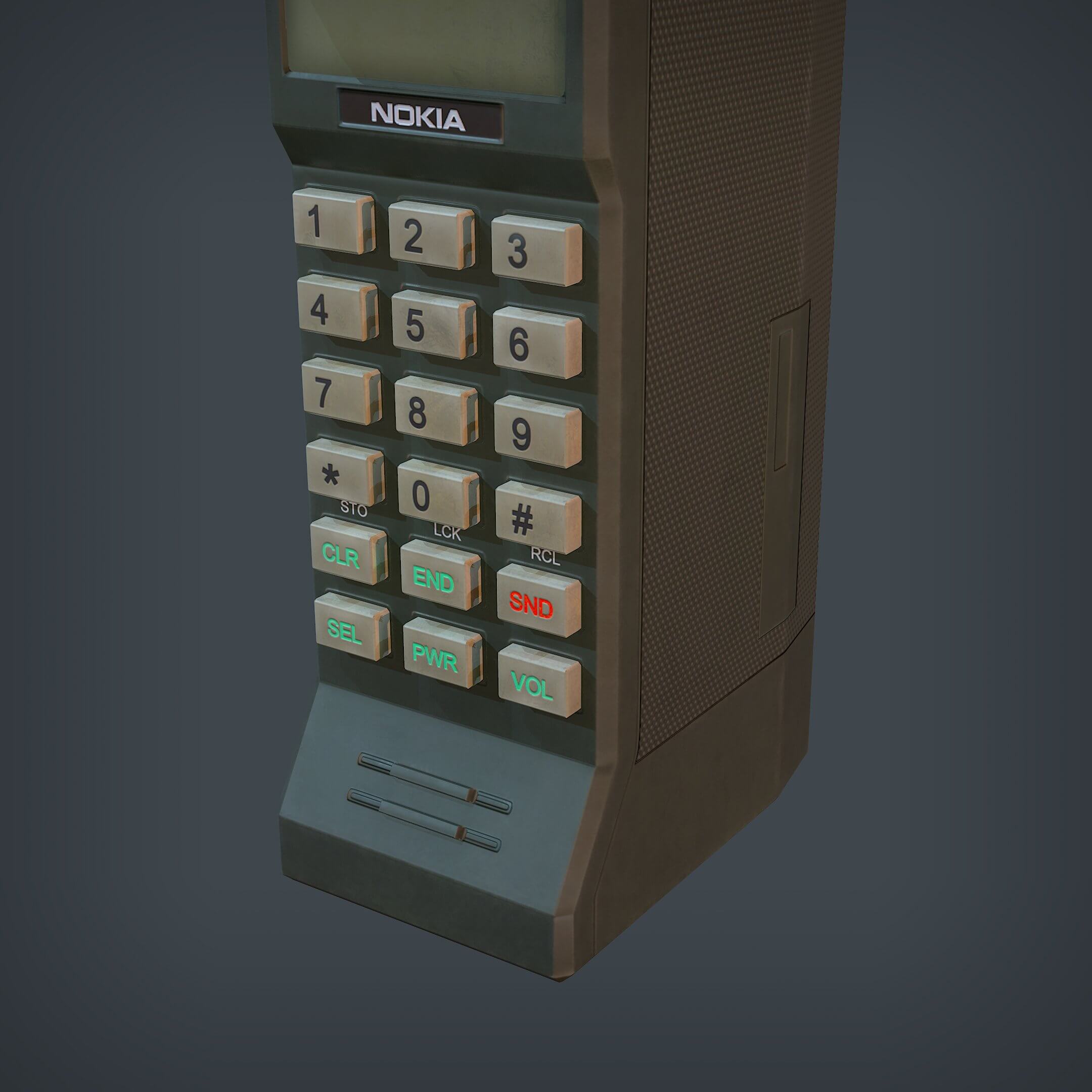 Nokia Mobira Cityman 450 - 3D Model by yn-delmund
