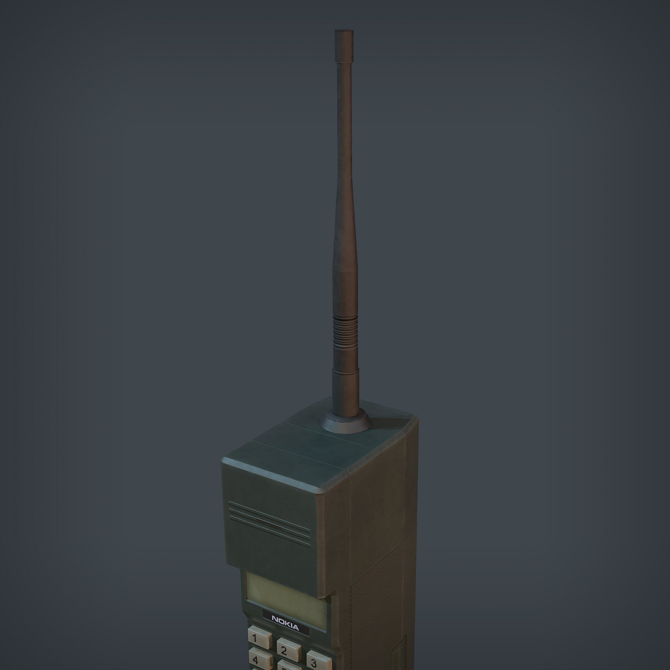 Nokia Mobira Cityman 450 - 3D Model by yn-delmund