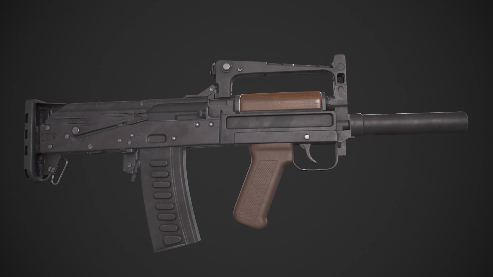 OTS-14 Groza 3D Model by yn-delmund