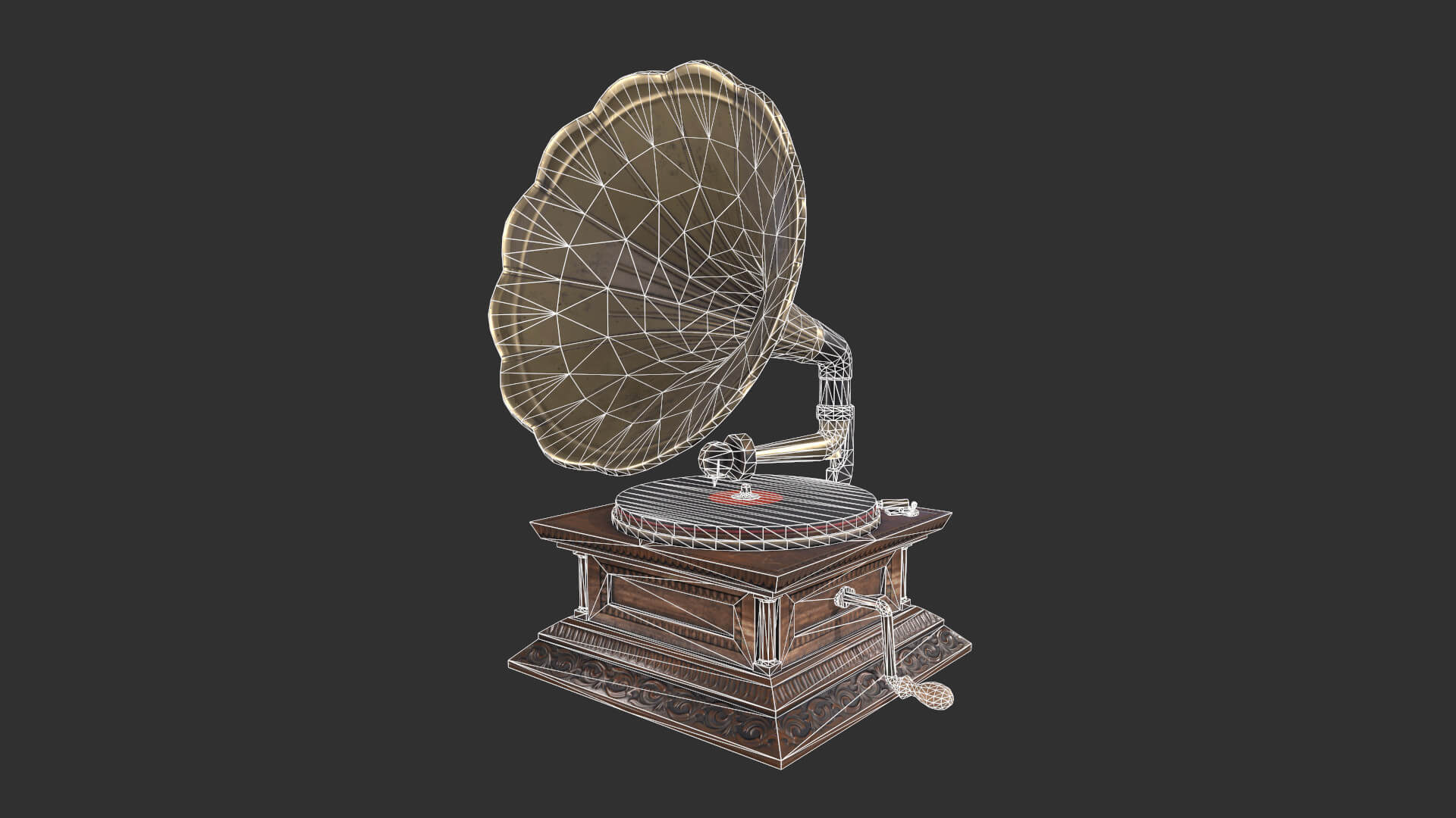Phonograph - 3D Model by yn-delmund