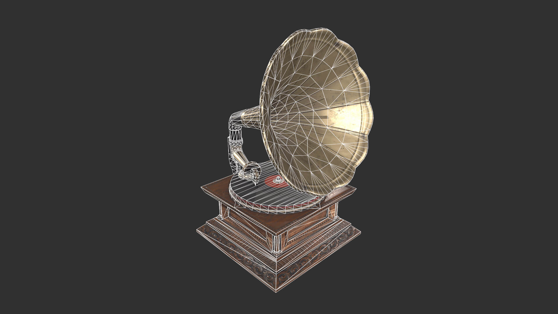 Phonograph - 3D Model by yn-delmund