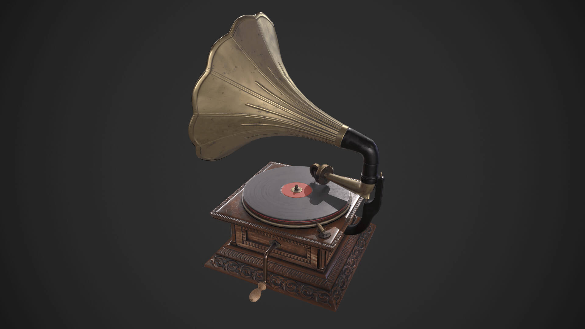 Phonograph - 3D Model by yn-delmund
