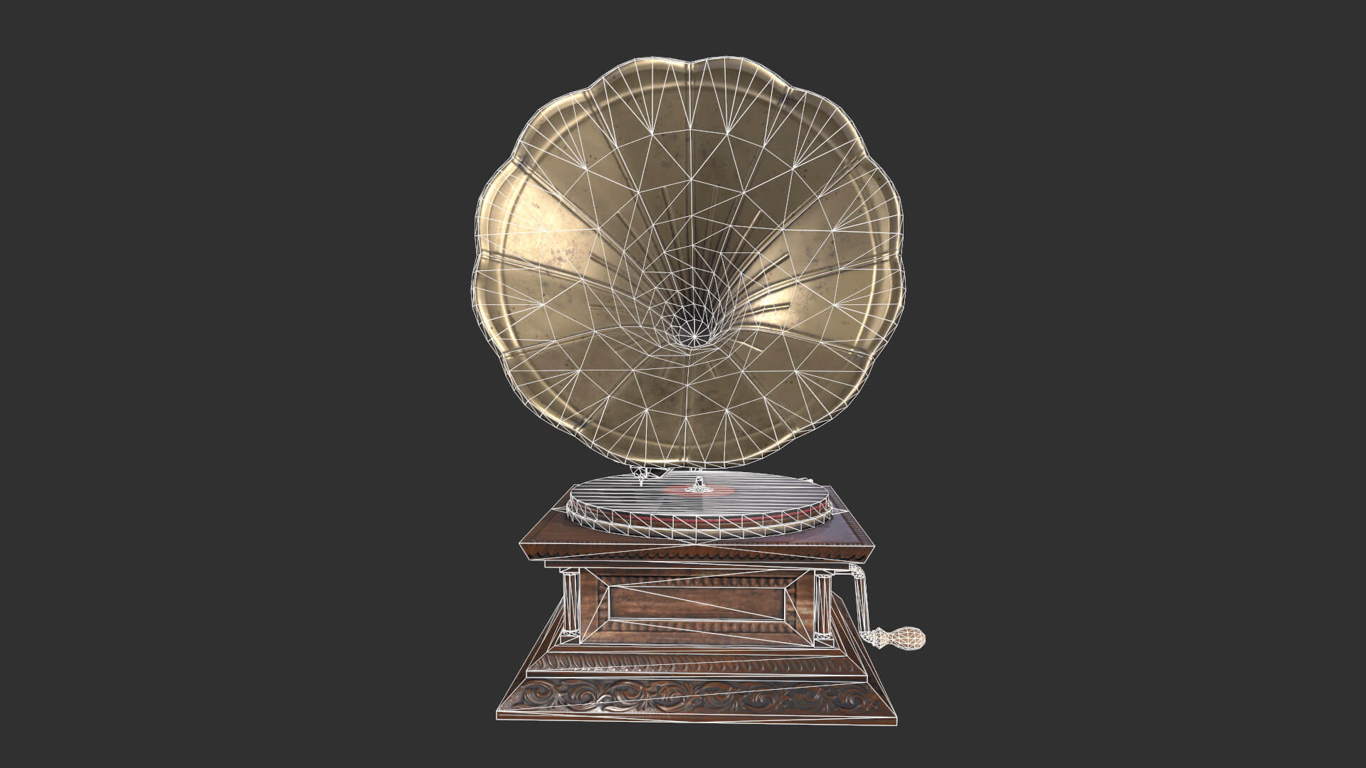 Phonograph - 3D Model by yn-delmund