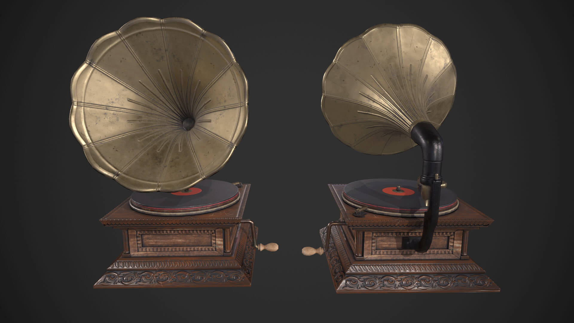 Phonograph - 3D Model by yn-delmund