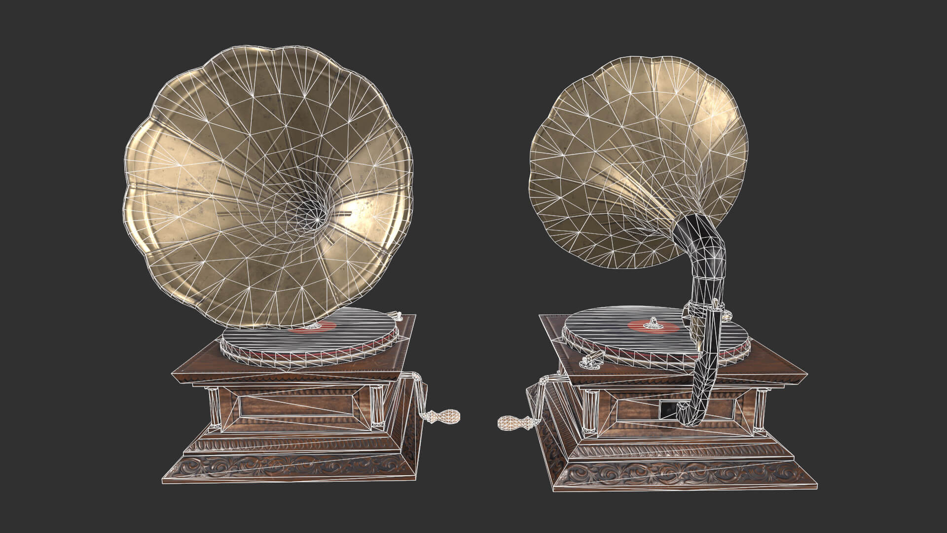 Phonograph - 3D Model by yn-delmund