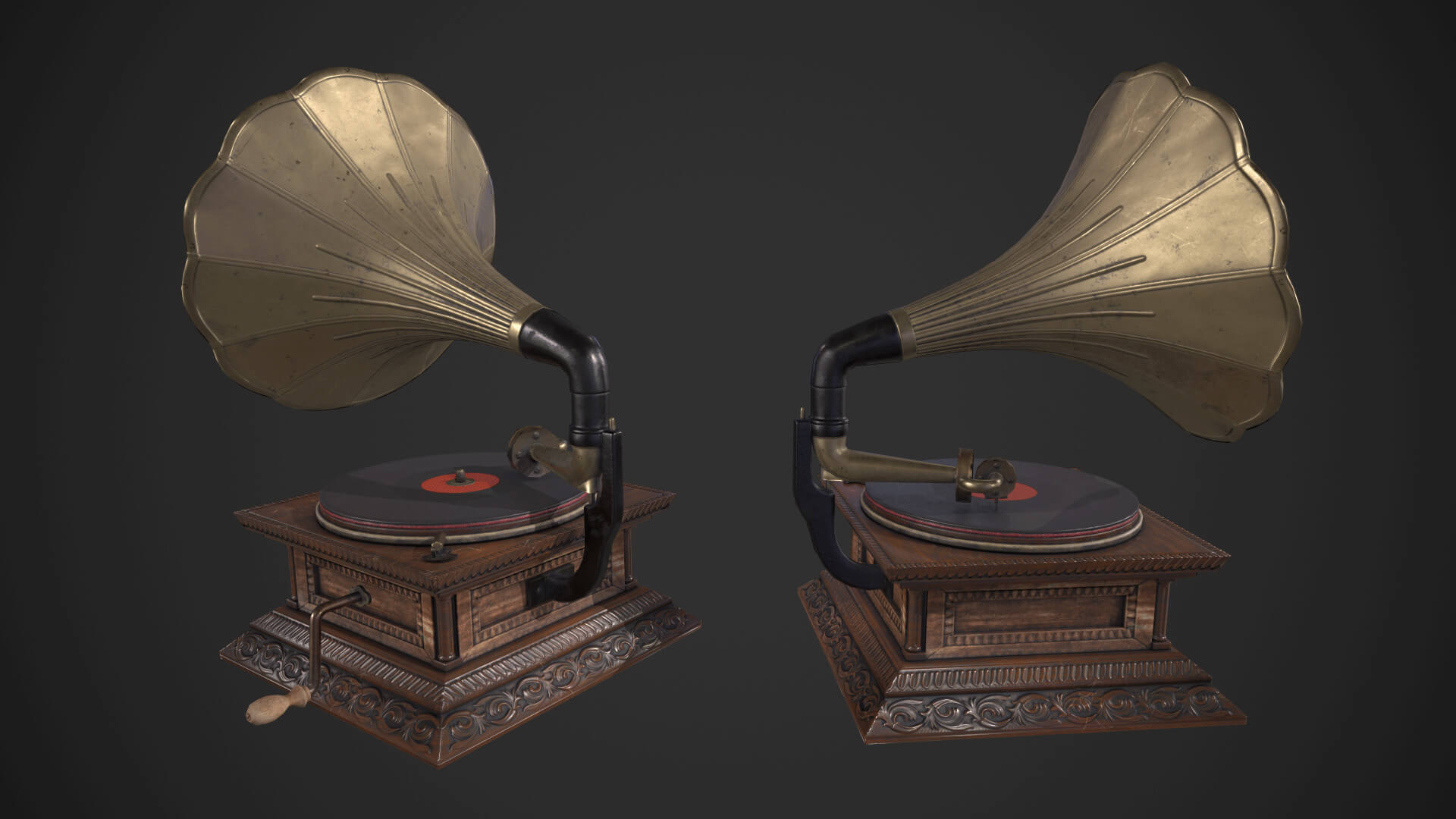 Phonograph - 3D Model by yn-delmund
