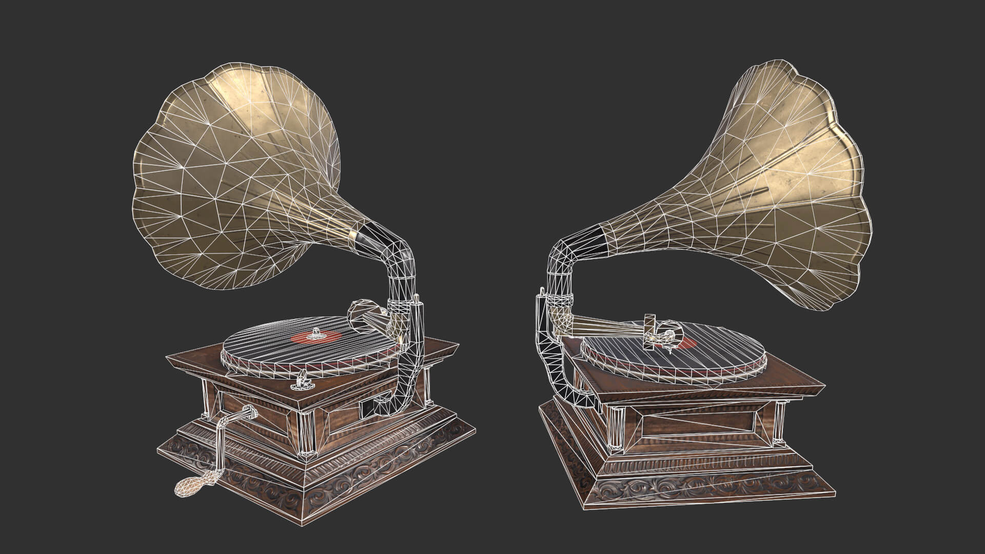 Phonograph - 3D Model by yn-delmund