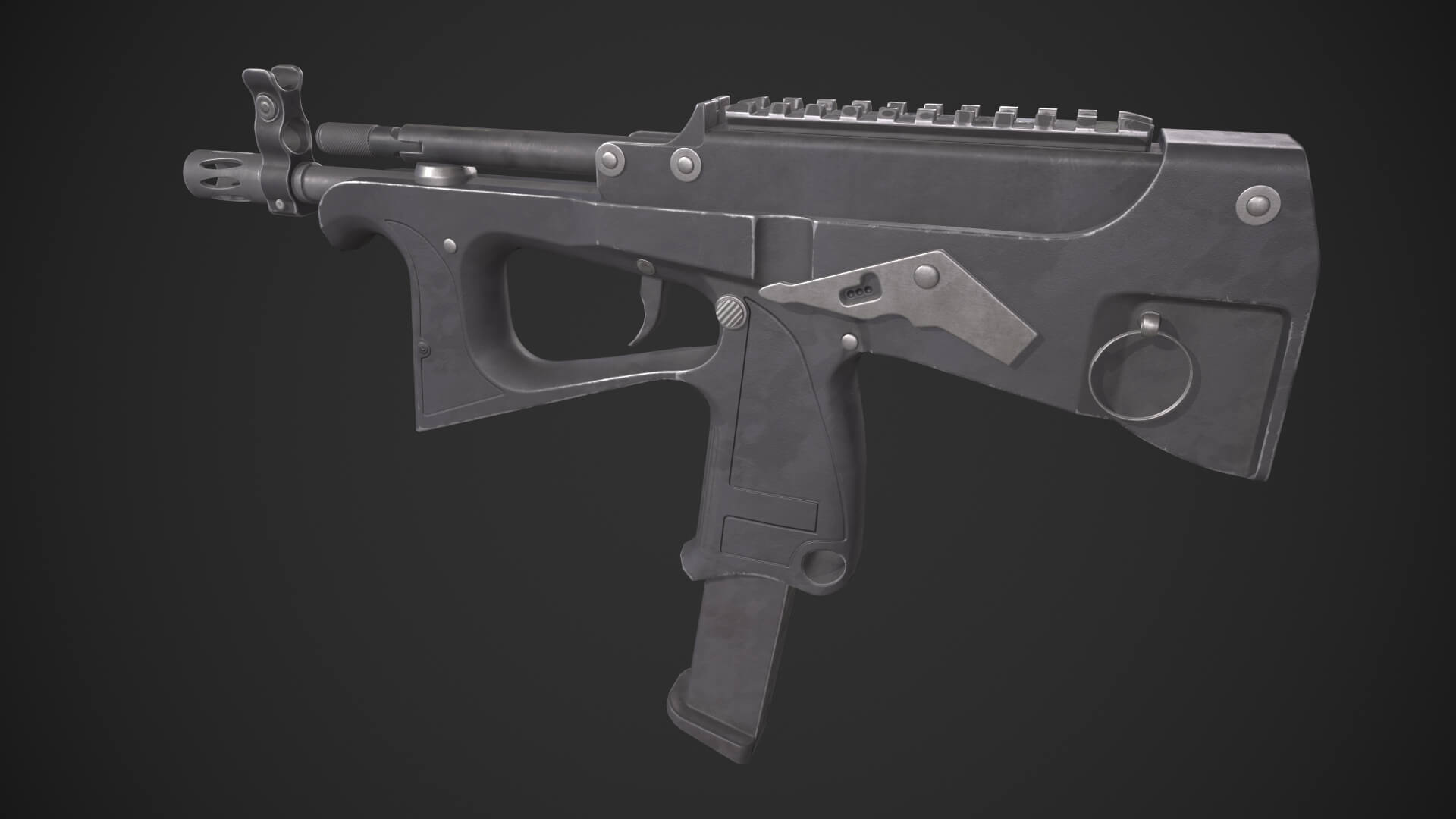 Pp 2000 Submachine Gun - 3D Model by yn-delmund
