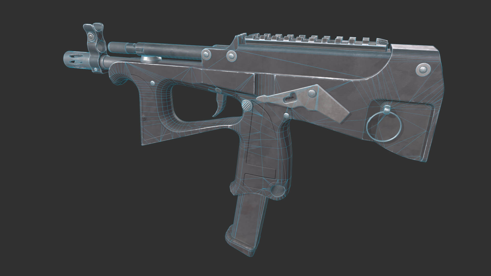 Pp 2000 Submachine Gun - 3D Model by yn-delmund