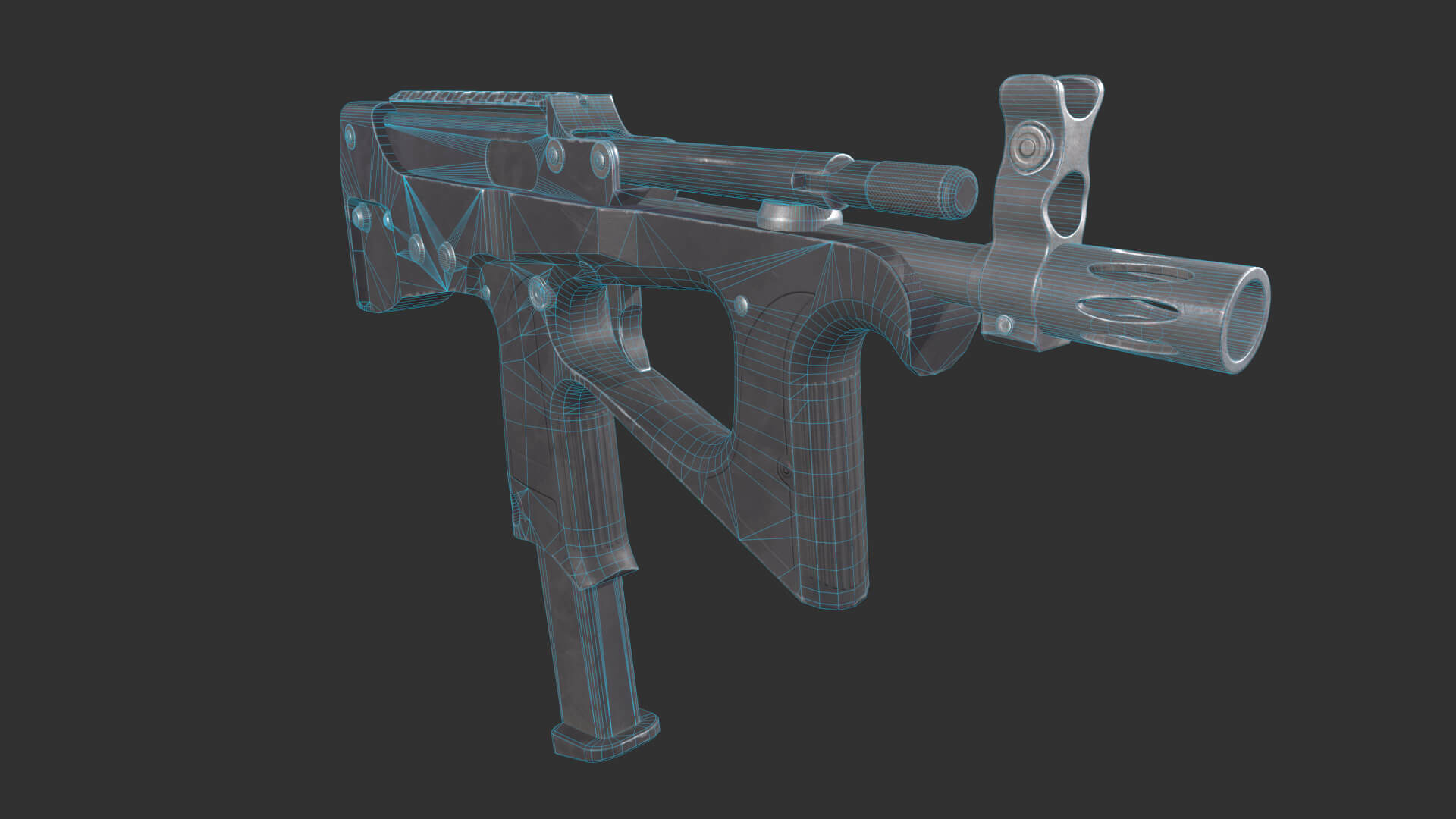 Pp 2000 Submachine Gun - 3D Model by yn-delmund