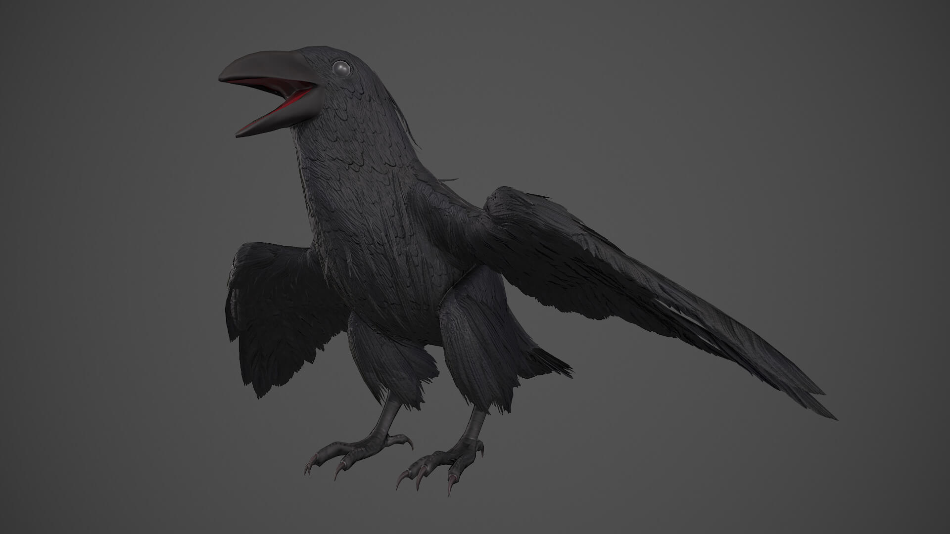 Raven - 3D Model by yn-delmund