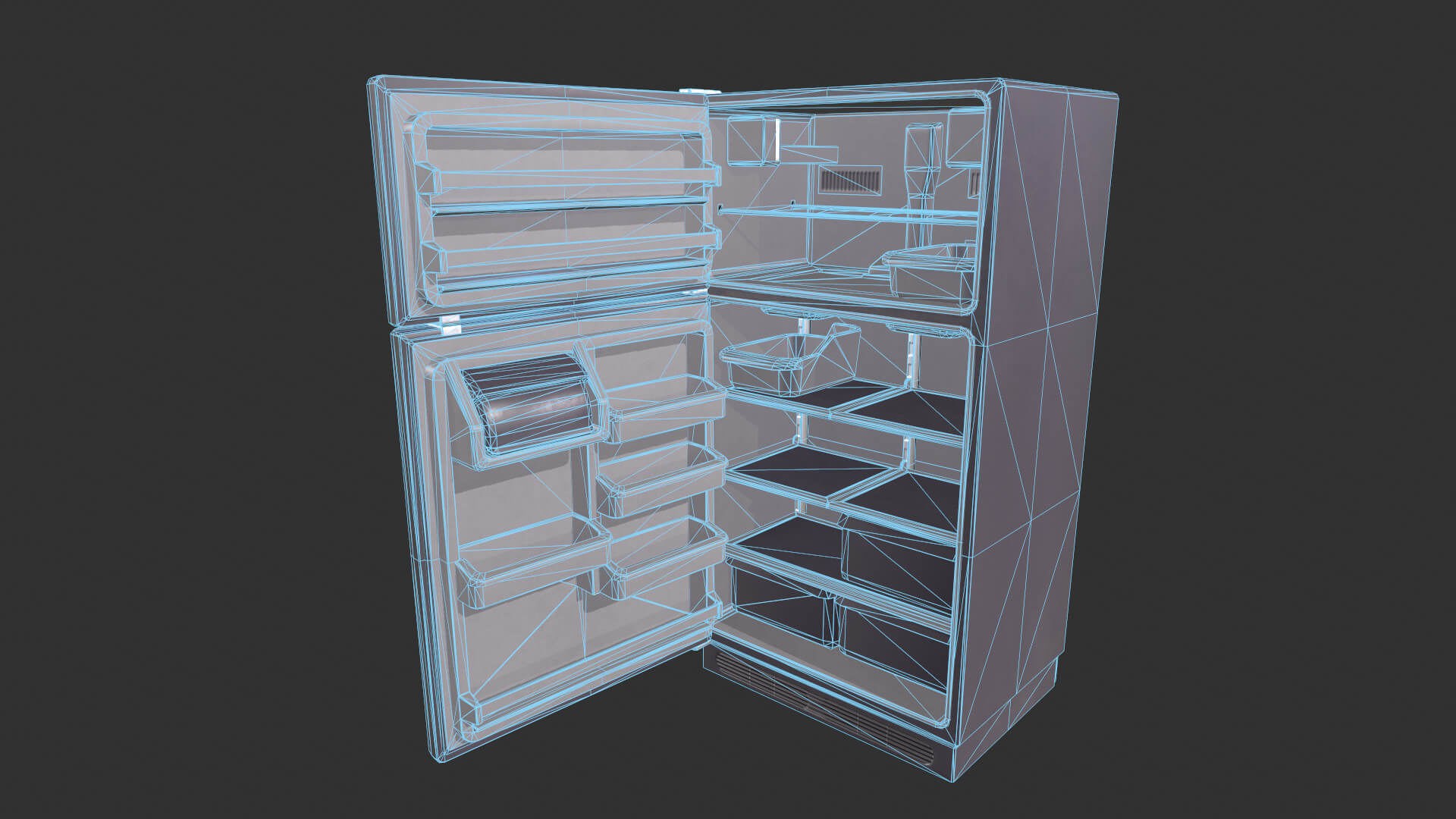 Refrigerator - 3D Model by yn-delmund