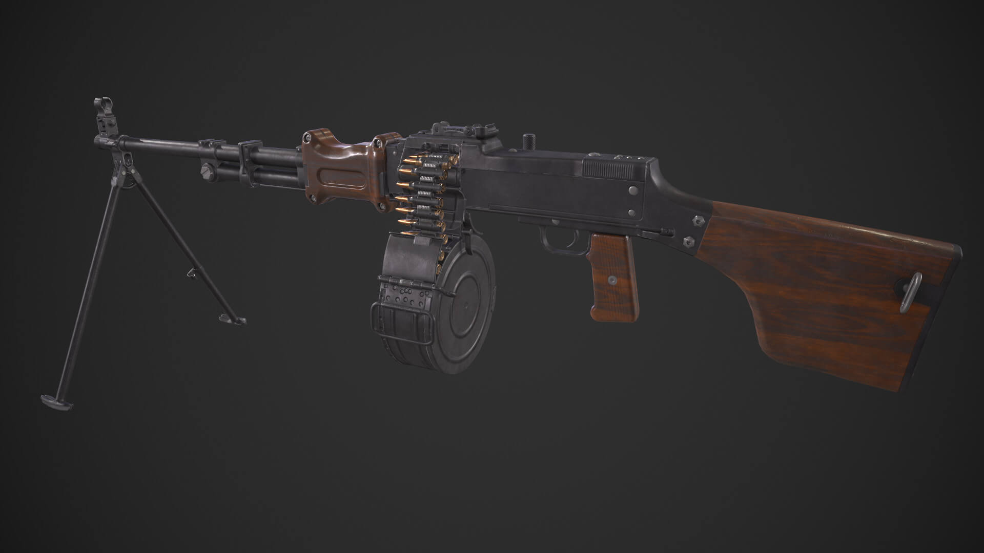 Soviet Machine Gun - 3D Model by yn-delmund