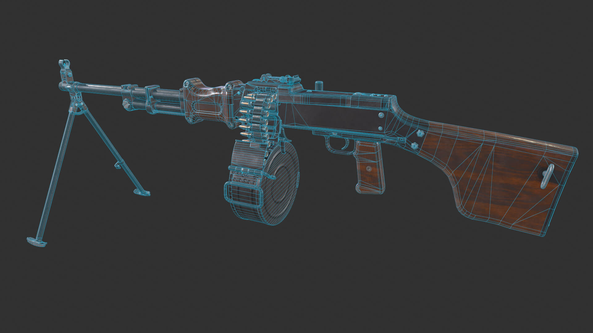 Soviet Machine Gun - 3D Model by yn-delmund
