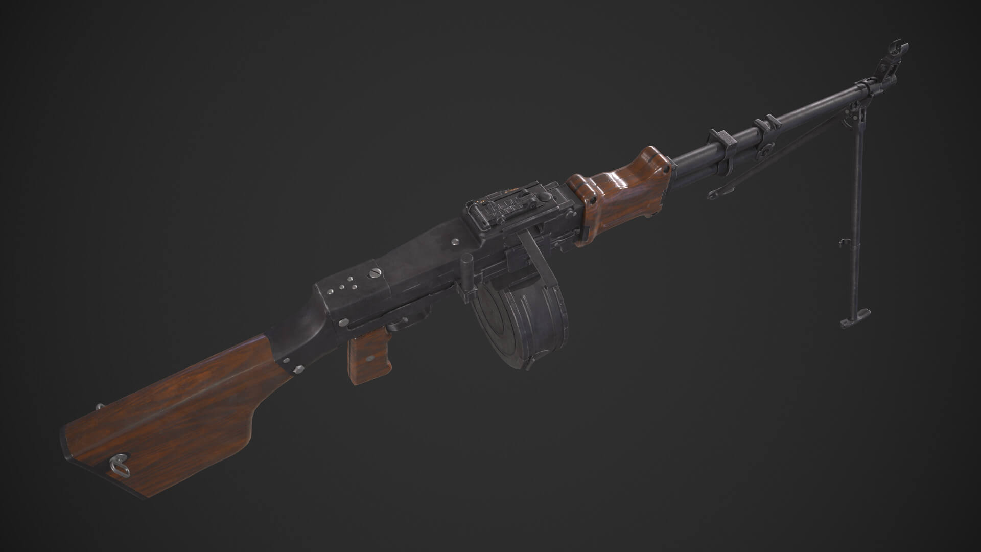 Soviet Machine Gun - 3D Model by yn-delmund