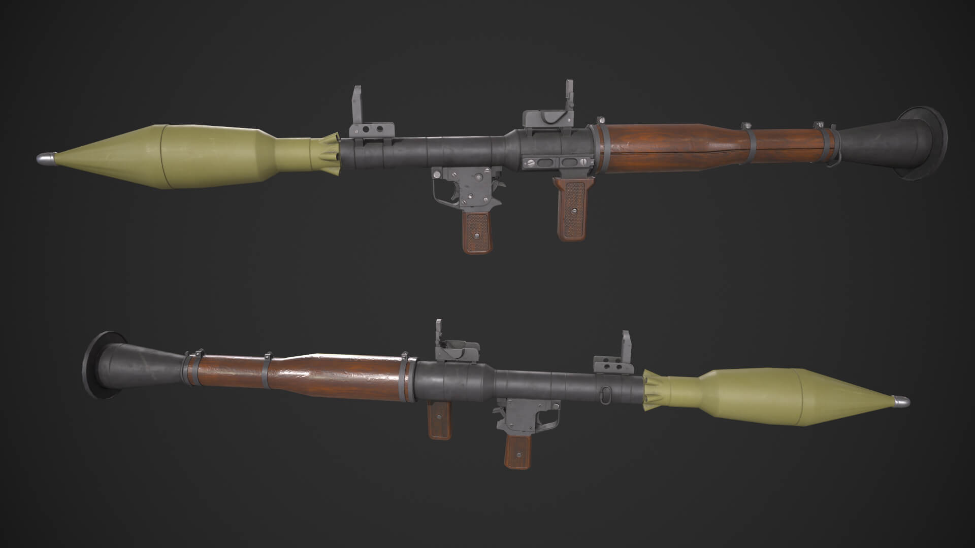 RPG-7 Grenade Launcher 3D Model by yn-delmund