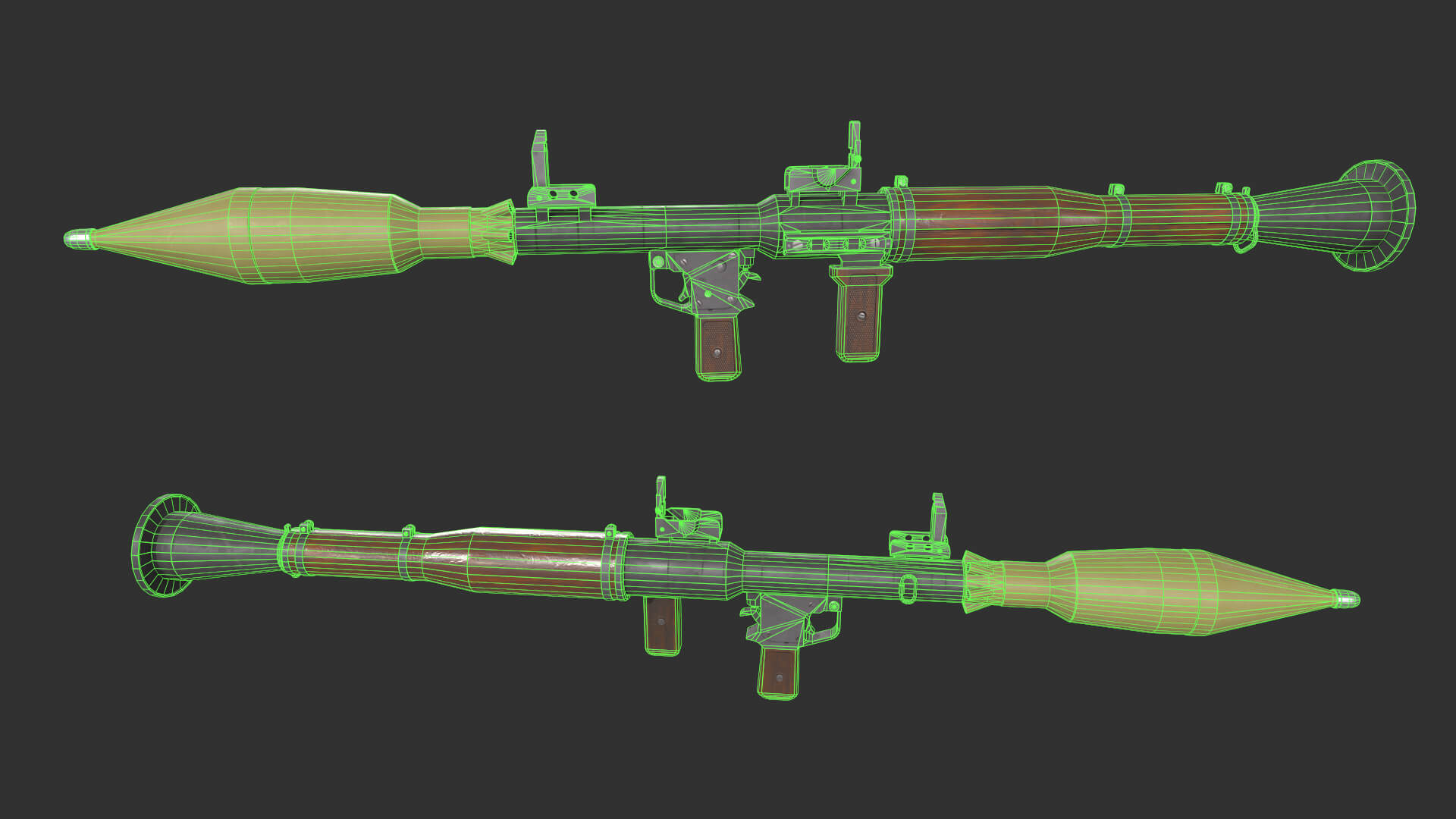 RPG-7 Grenade Launcher 3D Model by yn-delmund