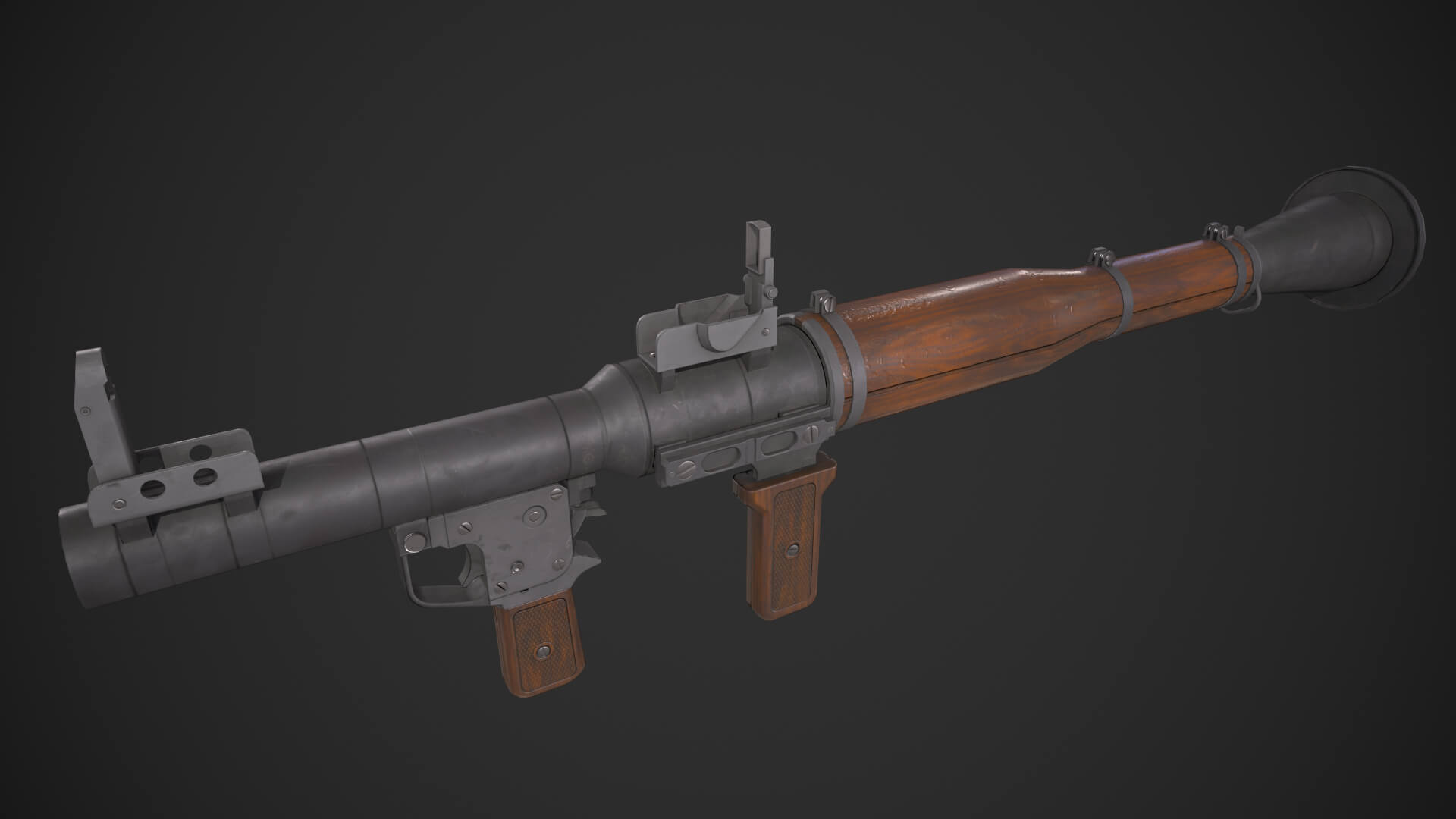 RPG-7 Grenade Launcher 3D Model by yn-delmund