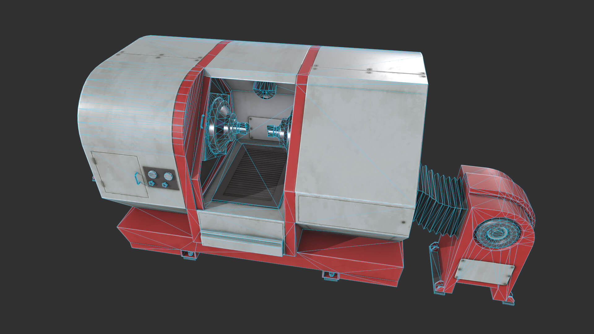 Sci-Fi Laboratory Machine 3D Model by yn-delmund