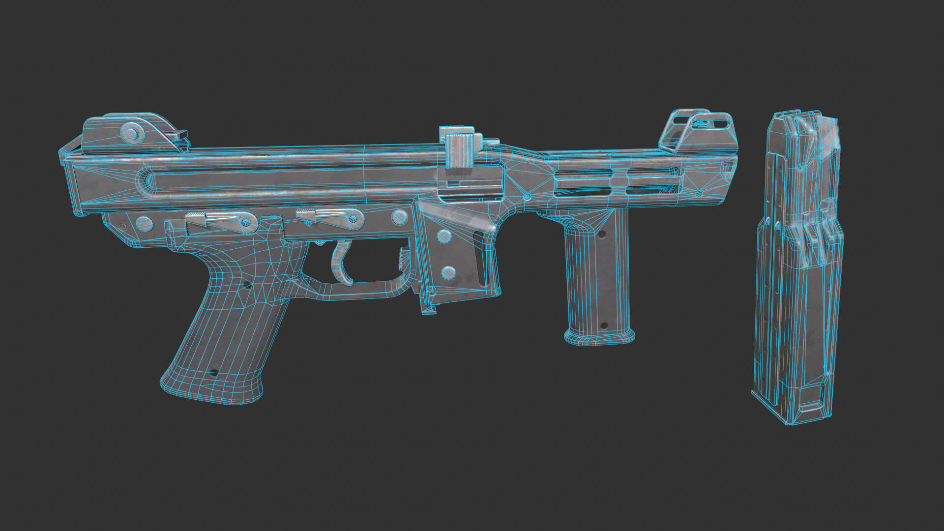 Specter M4 SMG - 3D Model by yn-delmund