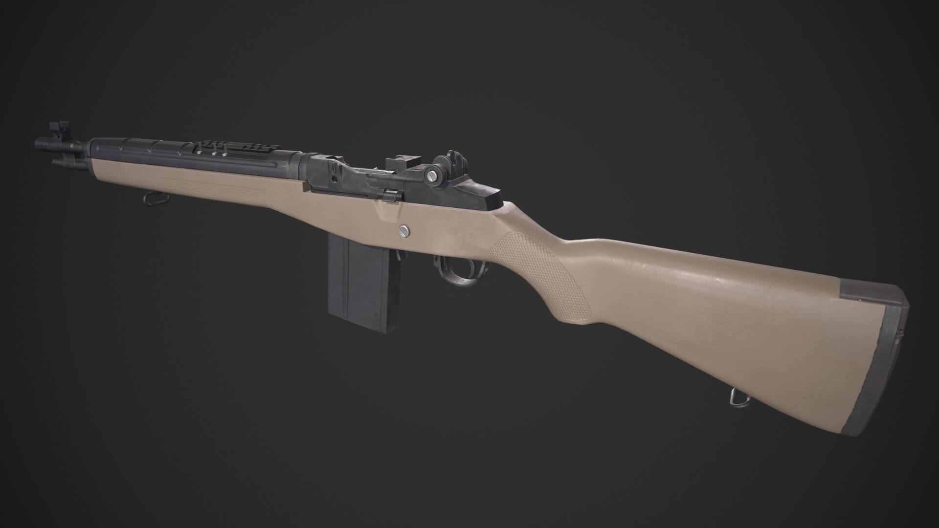 Springfield Armory M1A - 3D Model by yn-delmund