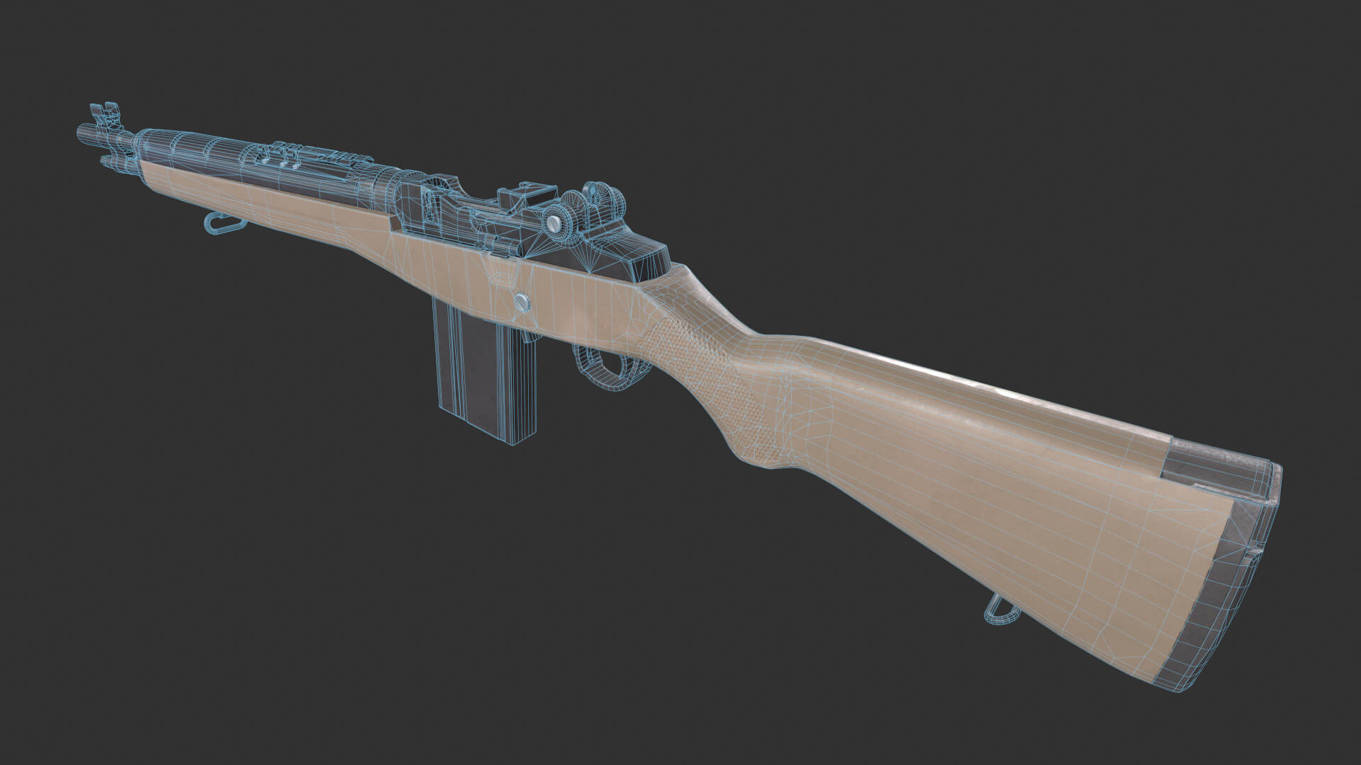 Springfield Armory M1A - 3D Model by yn-delmund