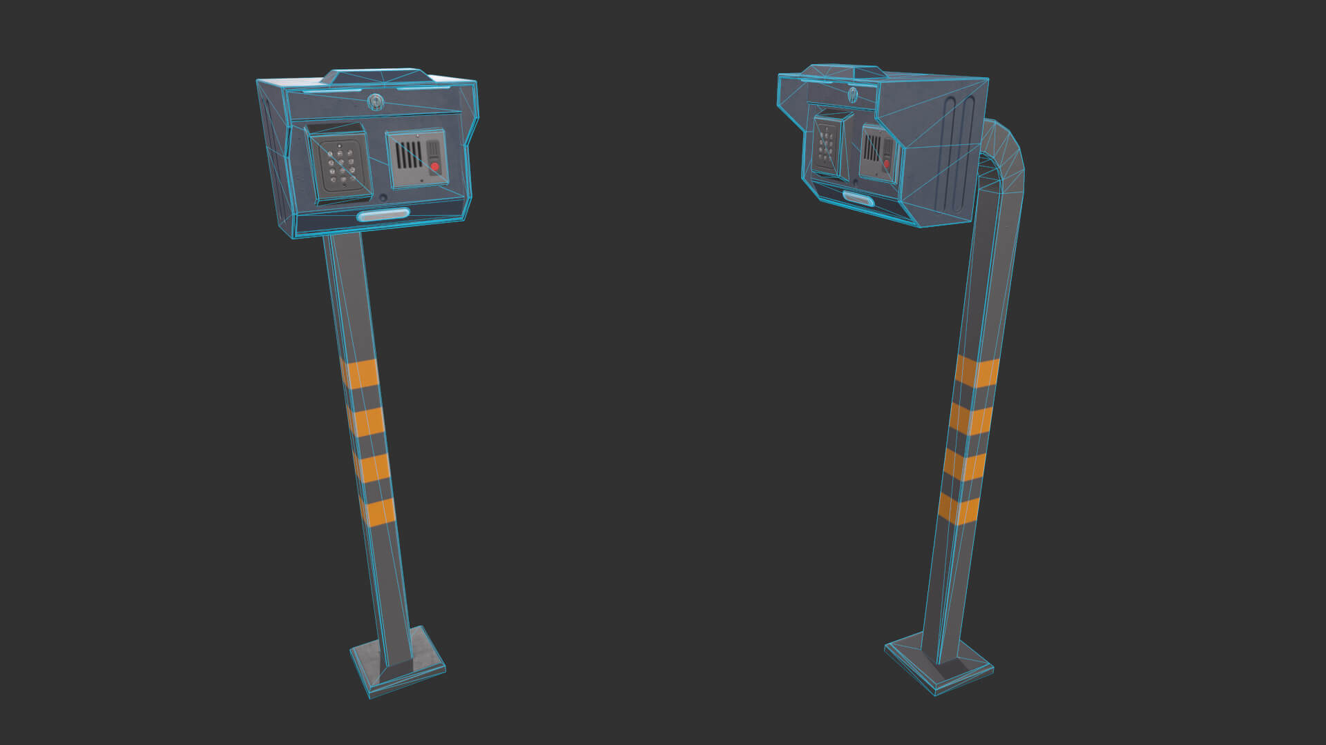 Standing Home Intercom - 3D Model by yn-delmund