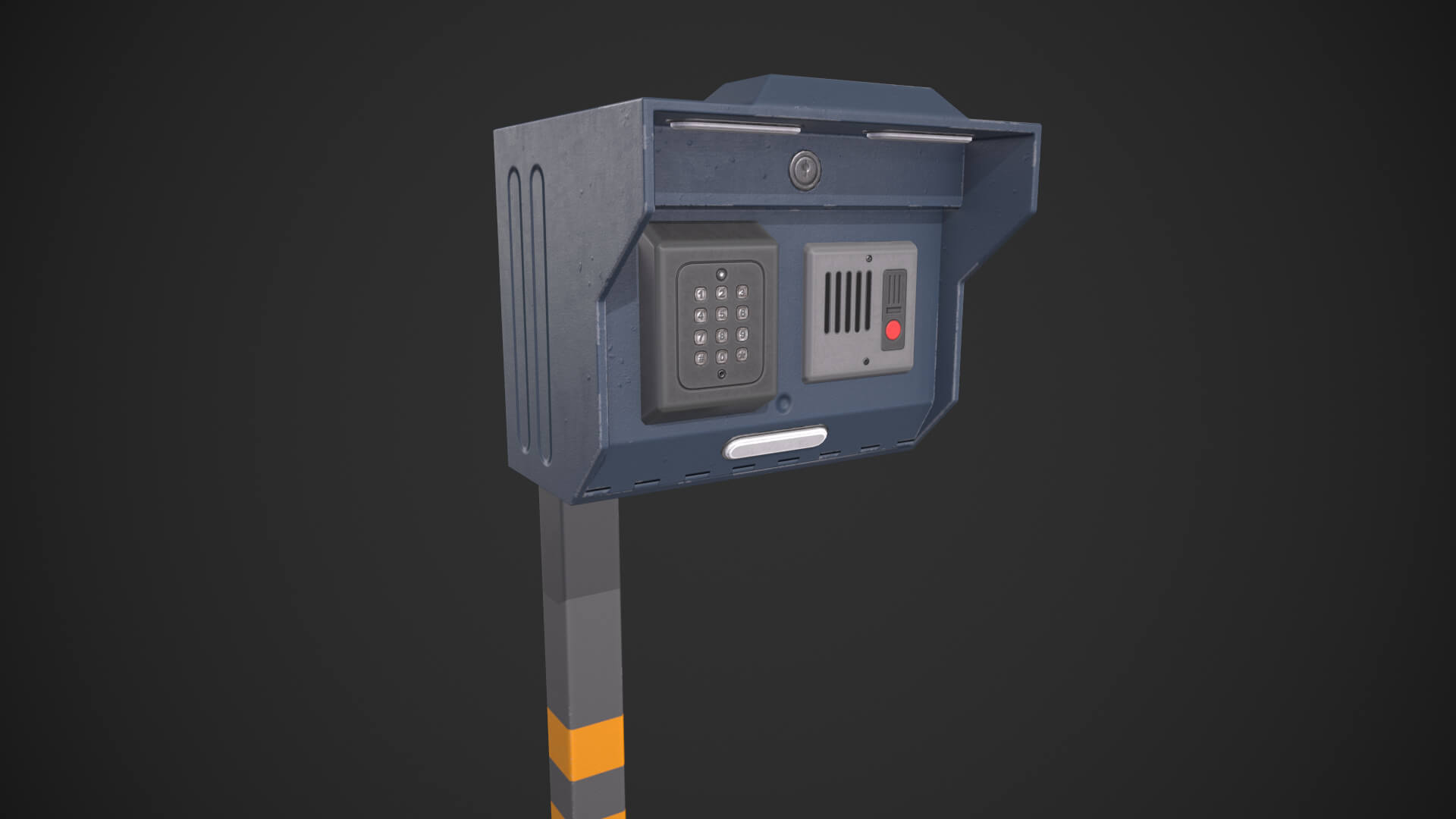 Standing Home Intercom - 3D Model by yn-delmund