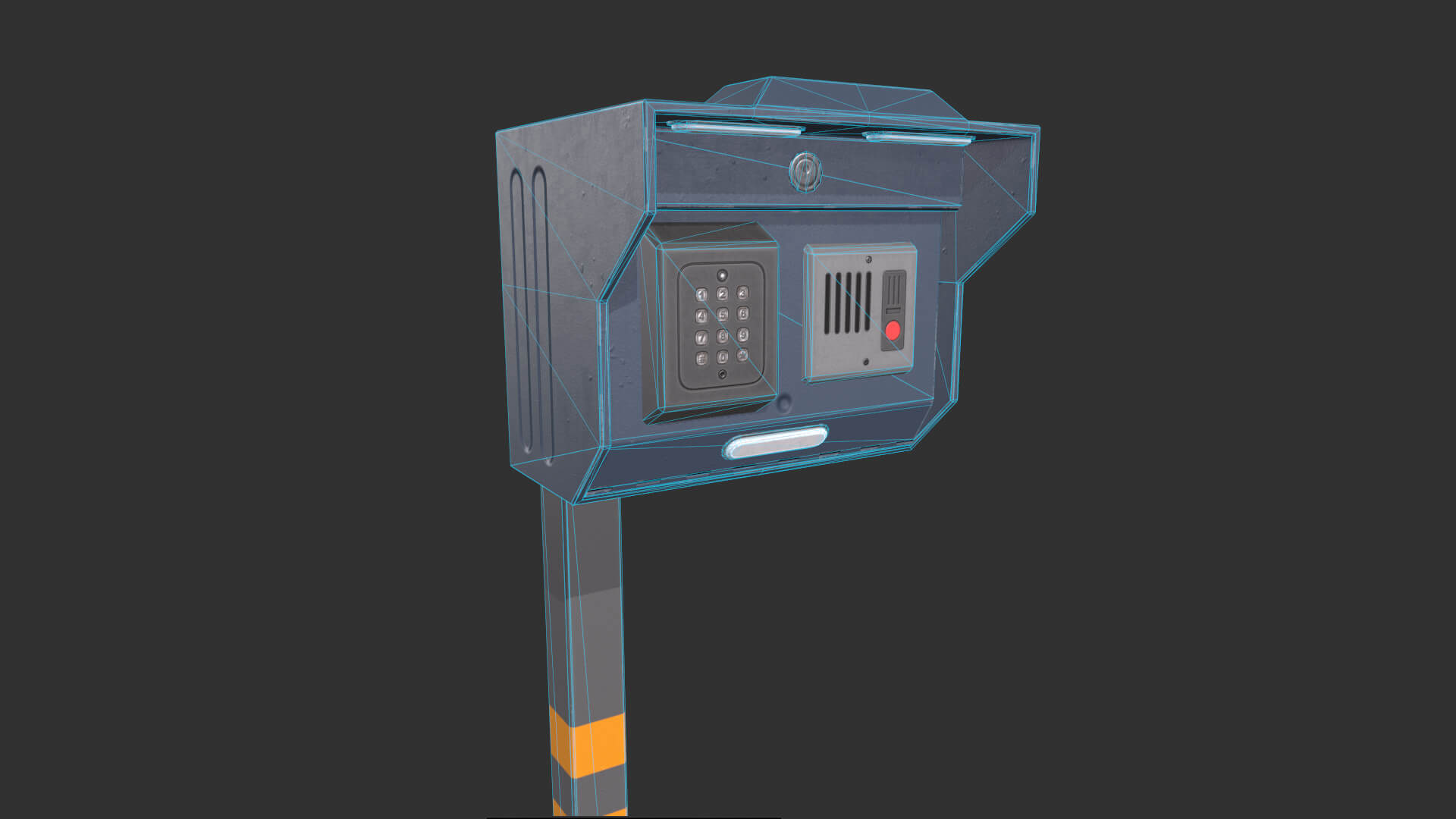 Standing Home Intercom - 3D Model by yn-delmund