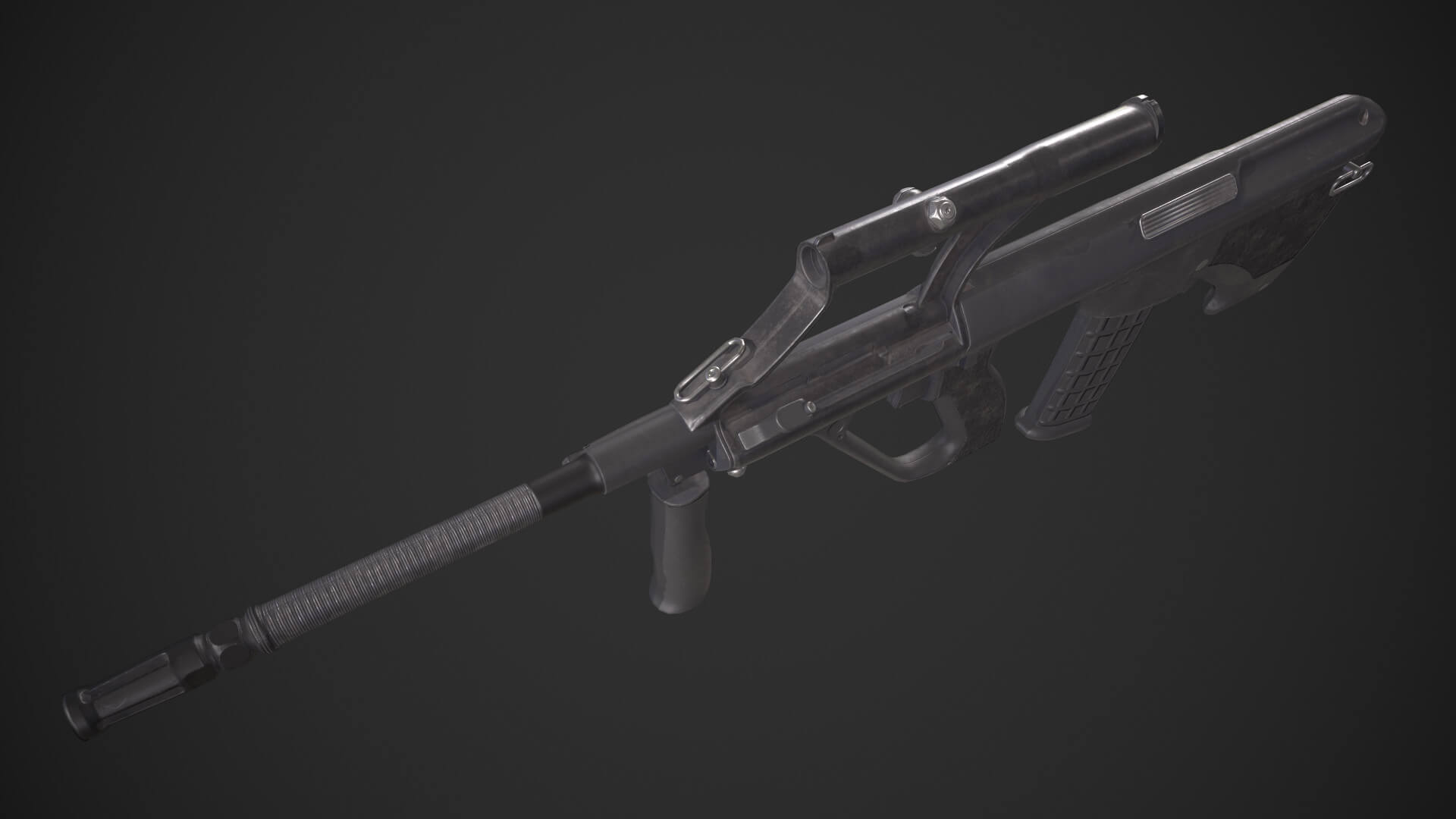 Steyr Aug Rifle - 3D Model by yn-delmund