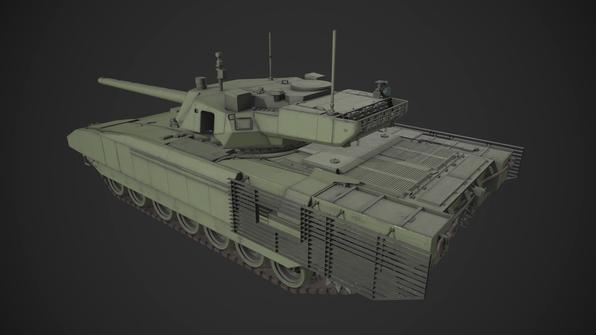 T-14 Armata MBT 3D Model by yn-delmund